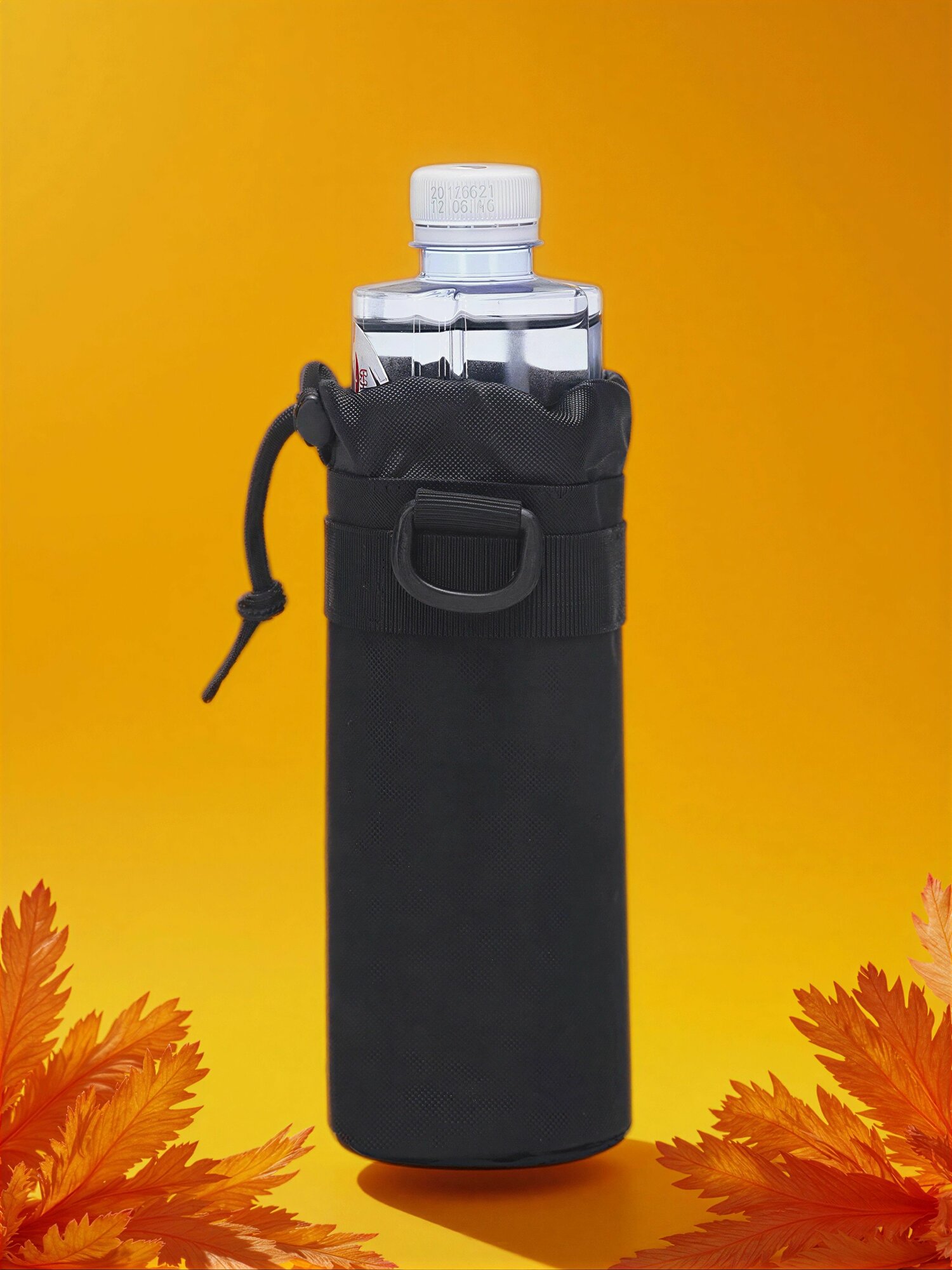 Тактический подсумок, сумка для бутылки с водой, цвет чёрный