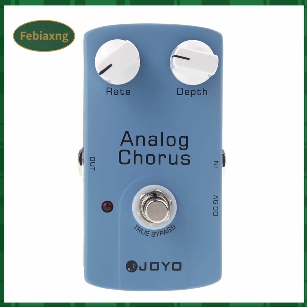 Педаль хоруса JOYO JF-37 ANALOG CHORUS, True Bypass, для музыкальных инструментов