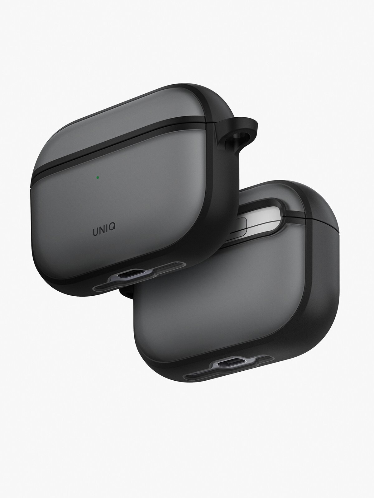 Uniq ударопрочный чехол с карабином для Airpods Pro 3, Veren Shockproof Smoky Frost