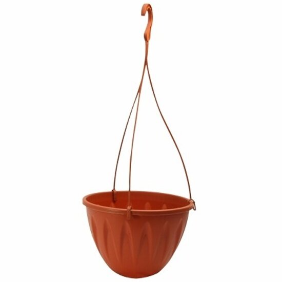 Кашпо Idea алиция подвесное D250мм с поддоном М 3116 Терракотовый
