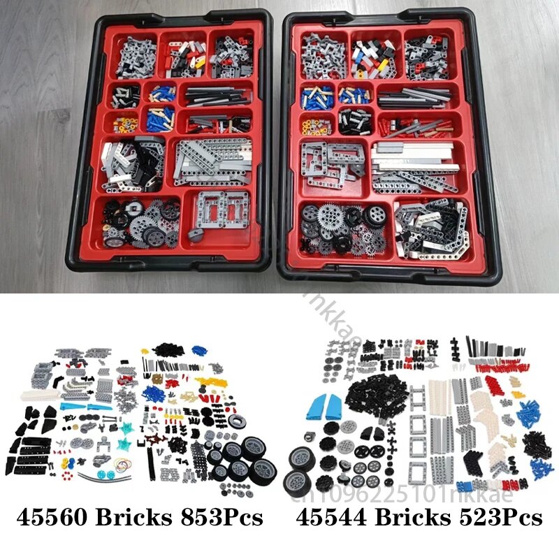 Набор расширения сердечника EV3 45544 45560, большой серводвигатель MOC, строительные блоки 9898, детали, технические шары, развивающие кирпичи, игрушка в подарок — фото 1