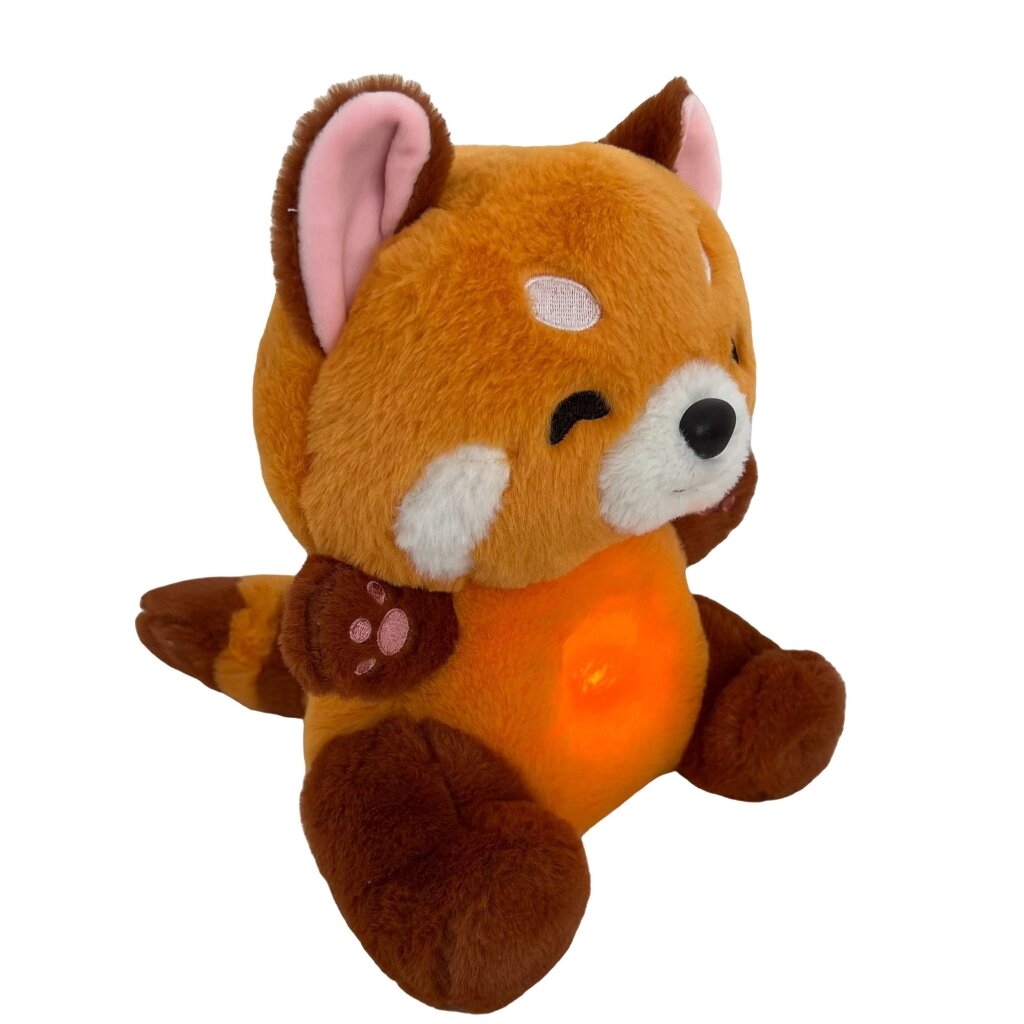 Прекрасная Фигурка Енота Плюшевая Игрушка Загорается, Обнимая Куклу, Подарки для Душа, Енот, Моющаяся Кукла для Малышей