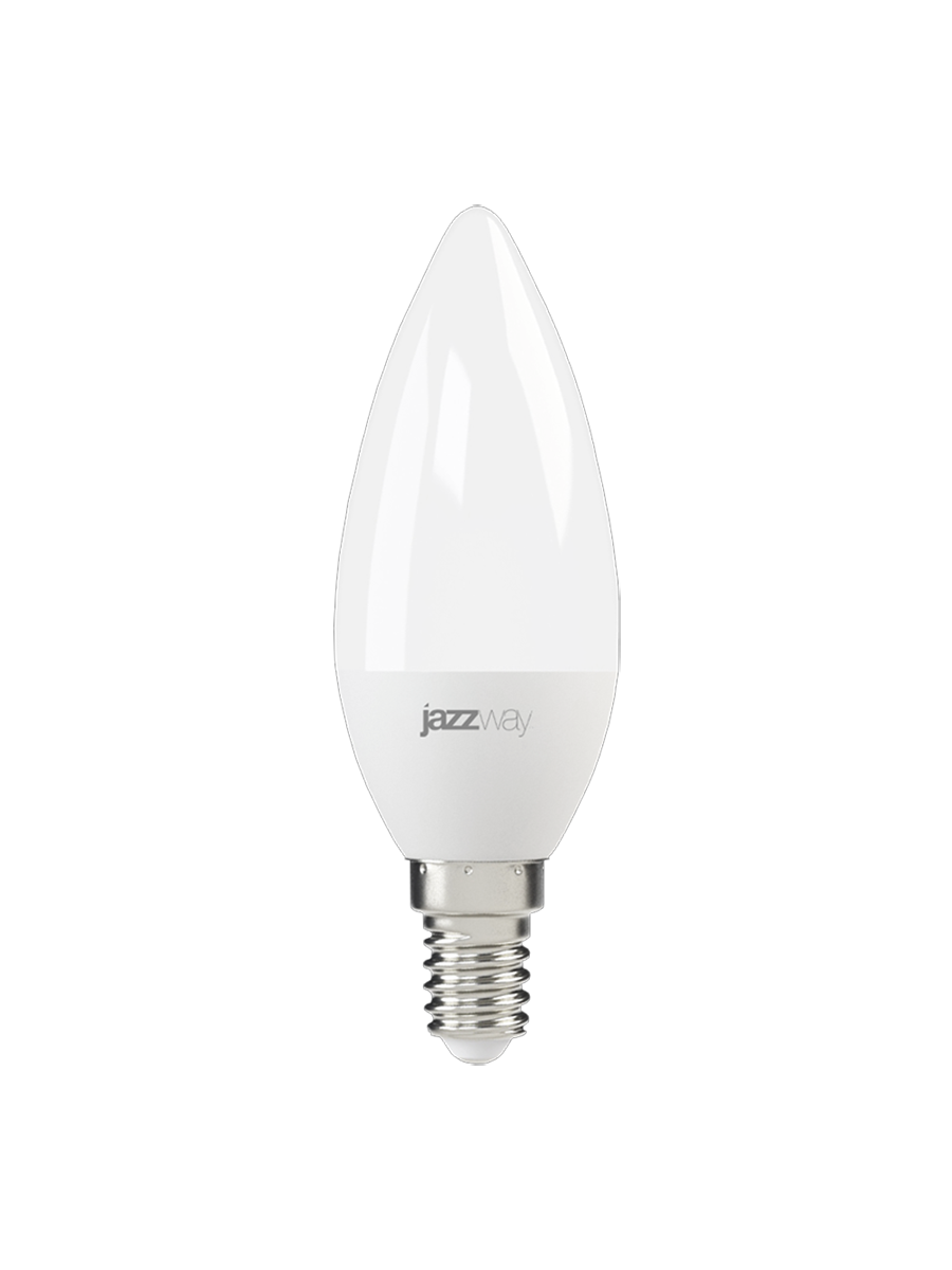 Лампочка светодиодная Jazzway PLED Power 11Вт, 5000K, 980Лм, E14, холодный белый свет, свеча