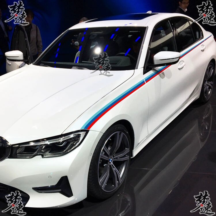Наклейка BMW 3 Series M-Line для моделей с длинной колесной базой, высококачественная виниловая наклейка для авто,