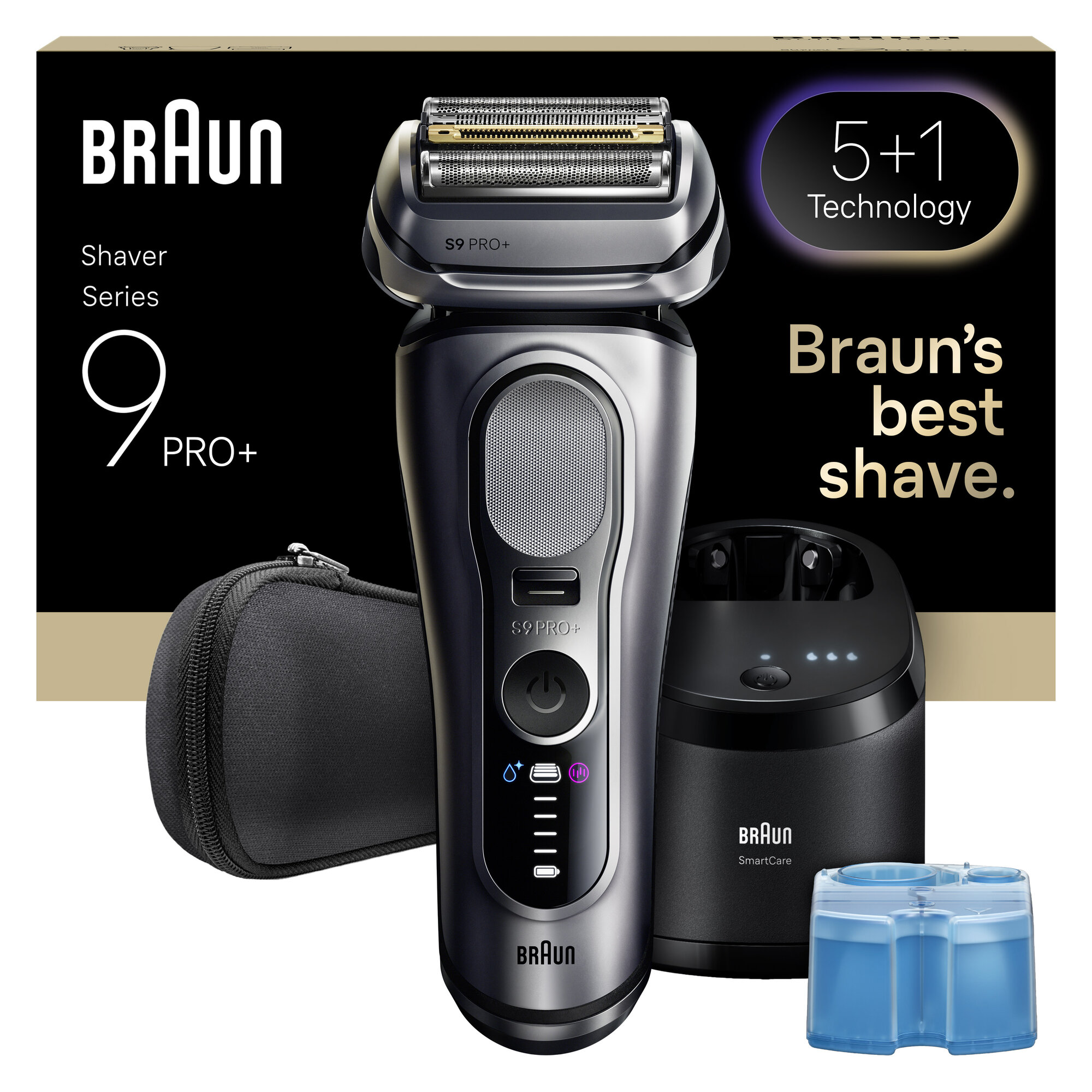 Электробритва Braun Series 9 PRO+ 9667CC Silver со станцией SmartCare Center 6-в-1
