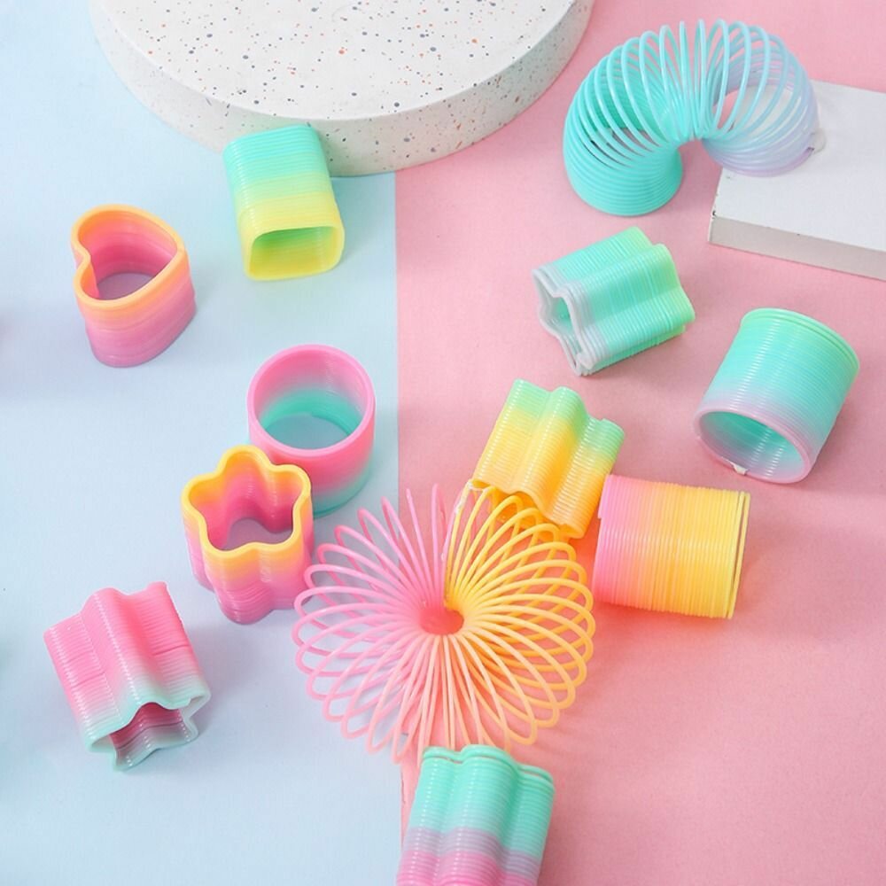 Набор детских игрушек «Радужные спиннеры» – 12 шт, мини-подарки для детей, призы для школьников и дошкольников