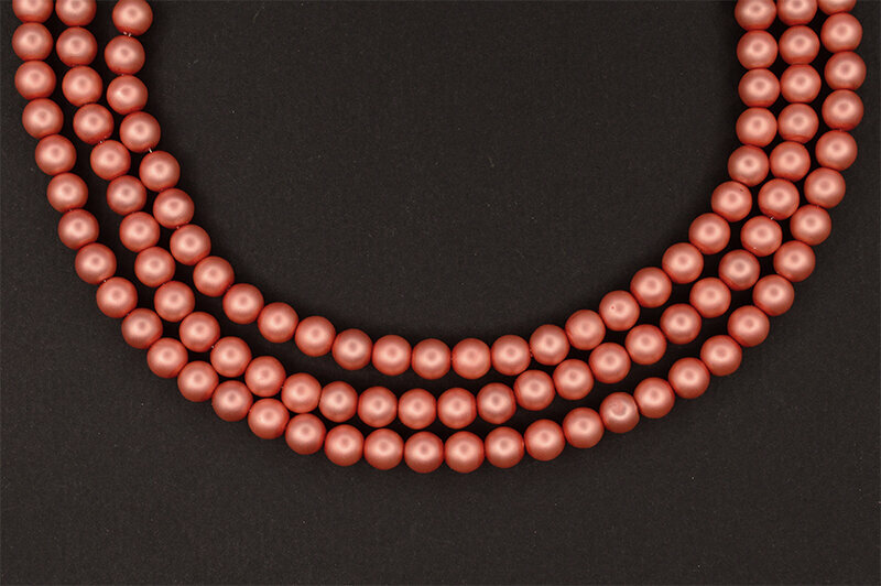 Жемчуг Preciosa, цвет 70582 матовый коралловый, 2мм, 10шт