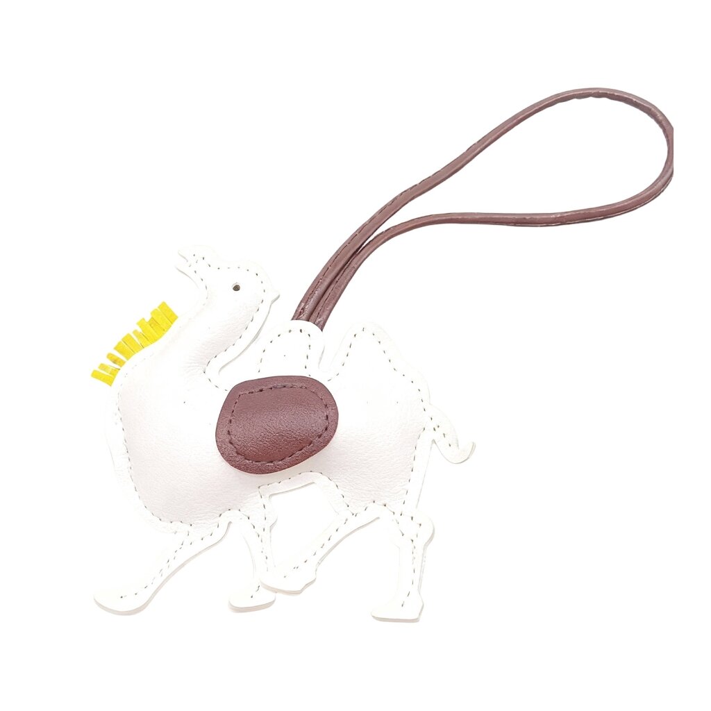 Брелок-подвеска Luo Tuo из искусственной кожи-белый