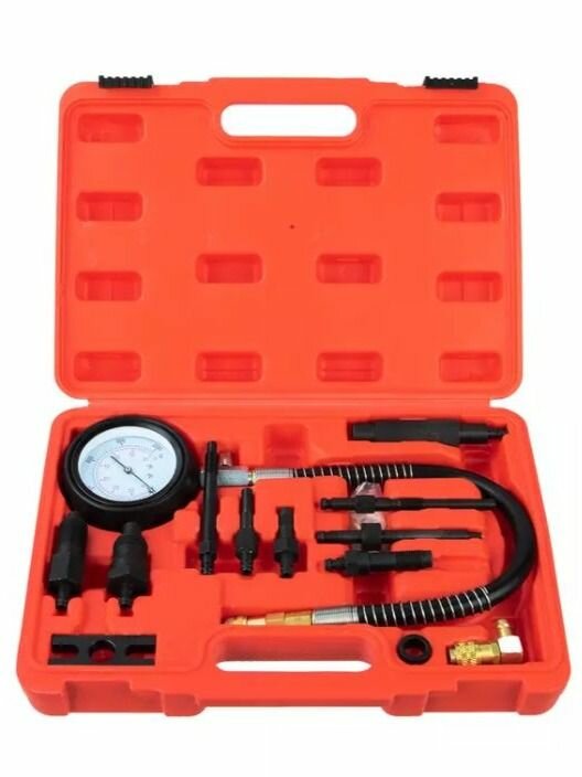 Компрессометр дизельный для легковых автомобилей SpecX 12 пр.