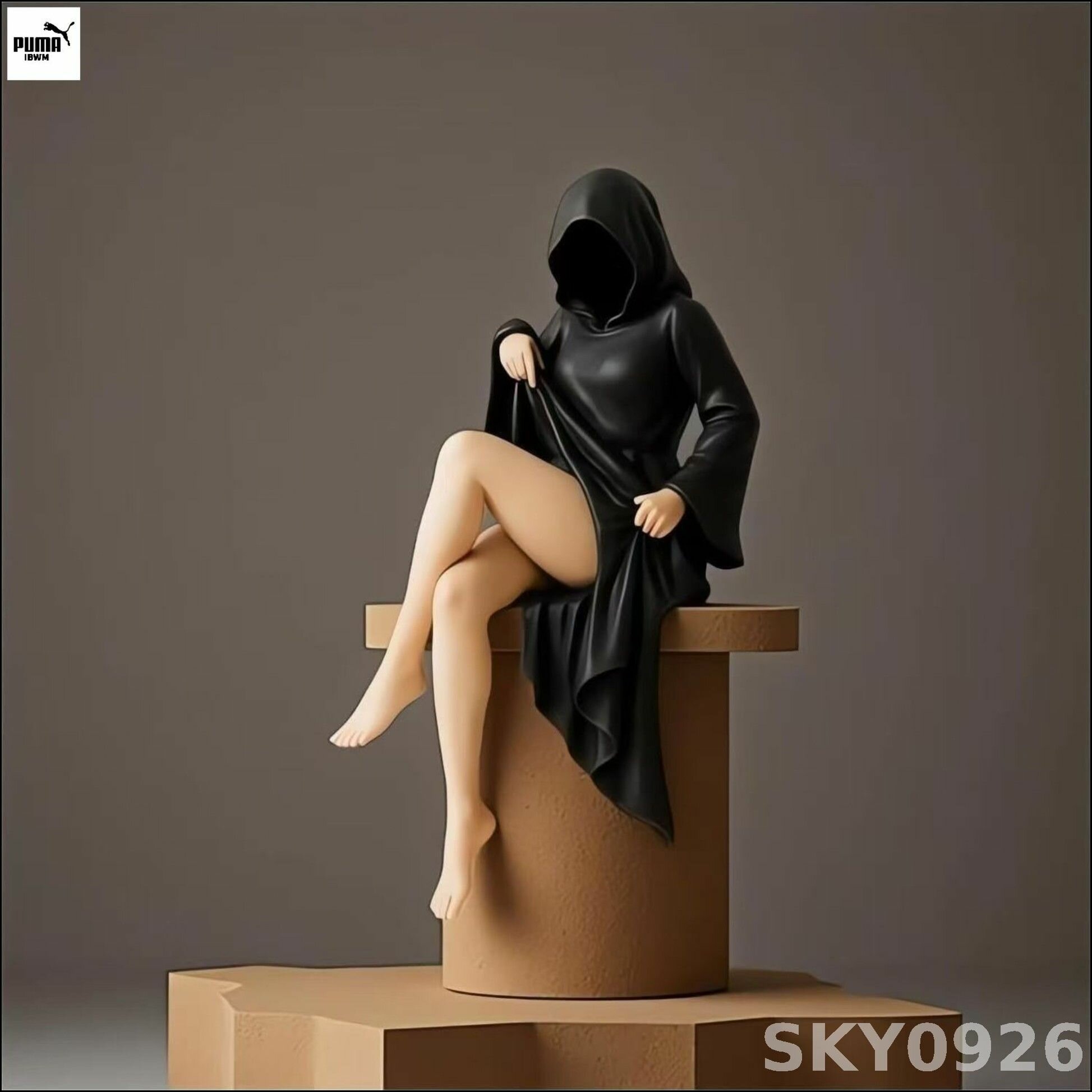 Маленькая статуэтка, загадочное украшение для книжной полки, 10 см