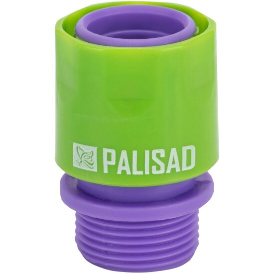 Соединитель пластмассовый Palisad , быстросъемный, внешняя резьба 3/4 66175