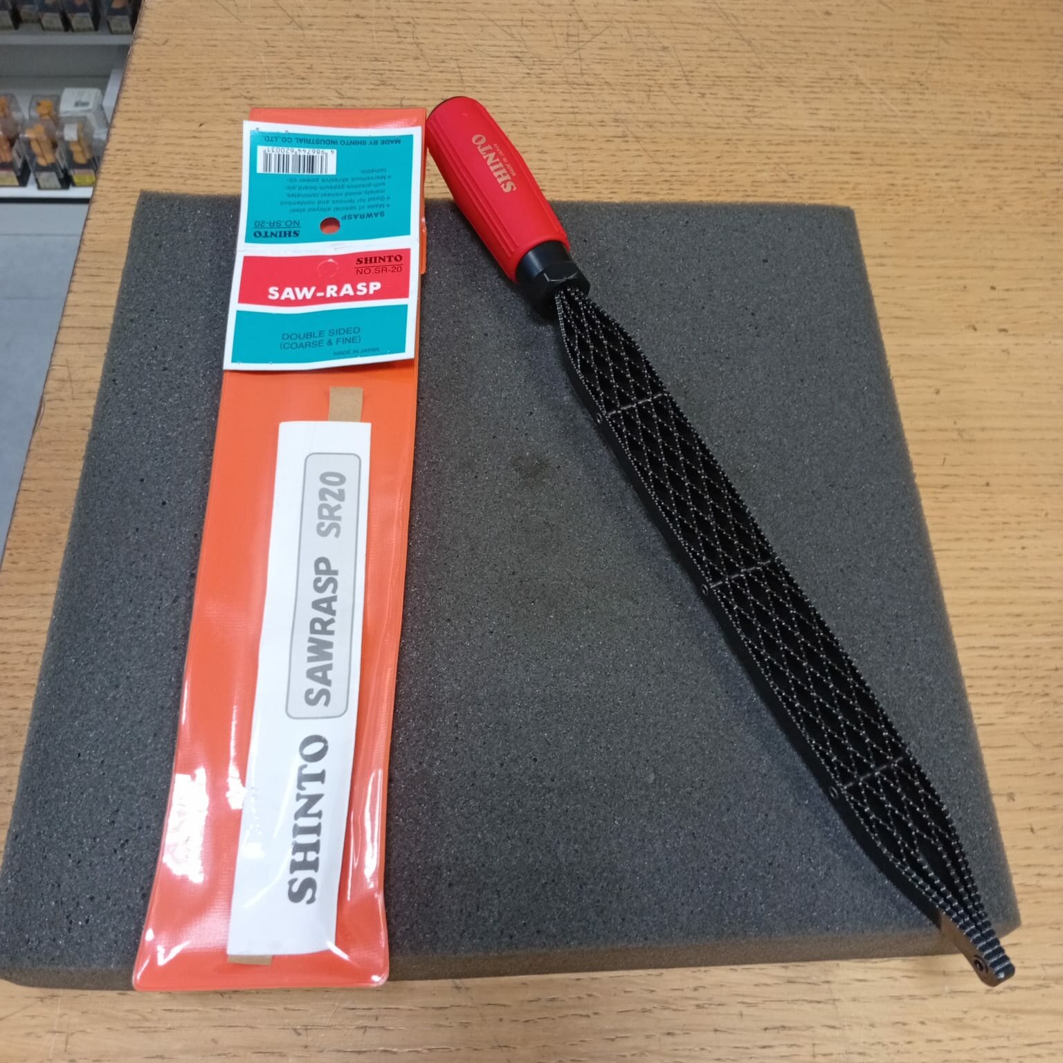 Столярный рашпиль Рашпиль SHINTO Япония 270 (185) мм 25 / 10 TPI с мелкой и крупной насечкой