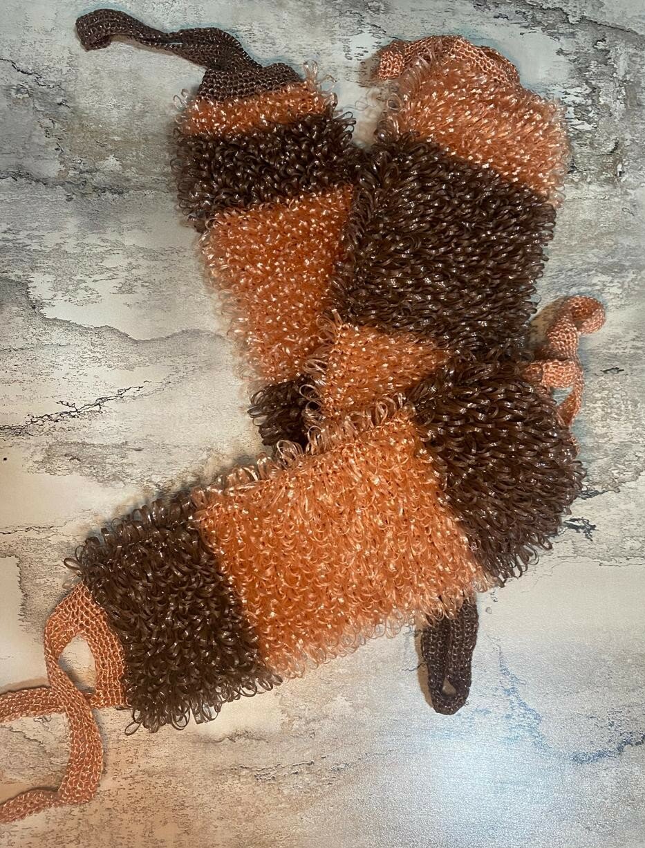 Мочалка ручной вязки_Мочалим