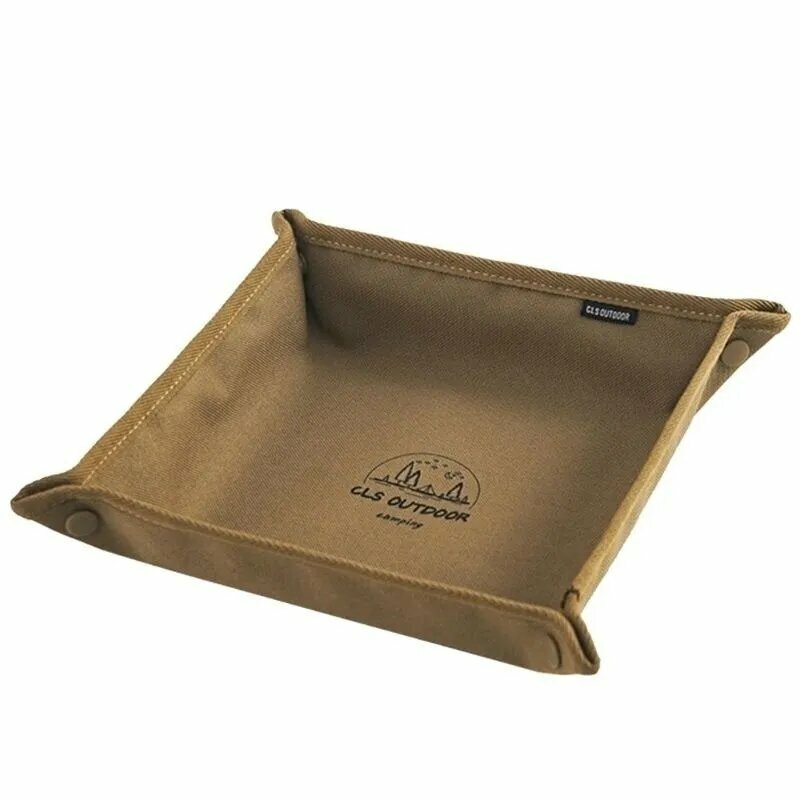 Портативный лоток для гаджетов кемпинга, Оксфордский ящик хранения, водостойкий дорожный ювелирный аксессуар, всякая всячина, макияж, EDC-инструмент, настольный органайзер