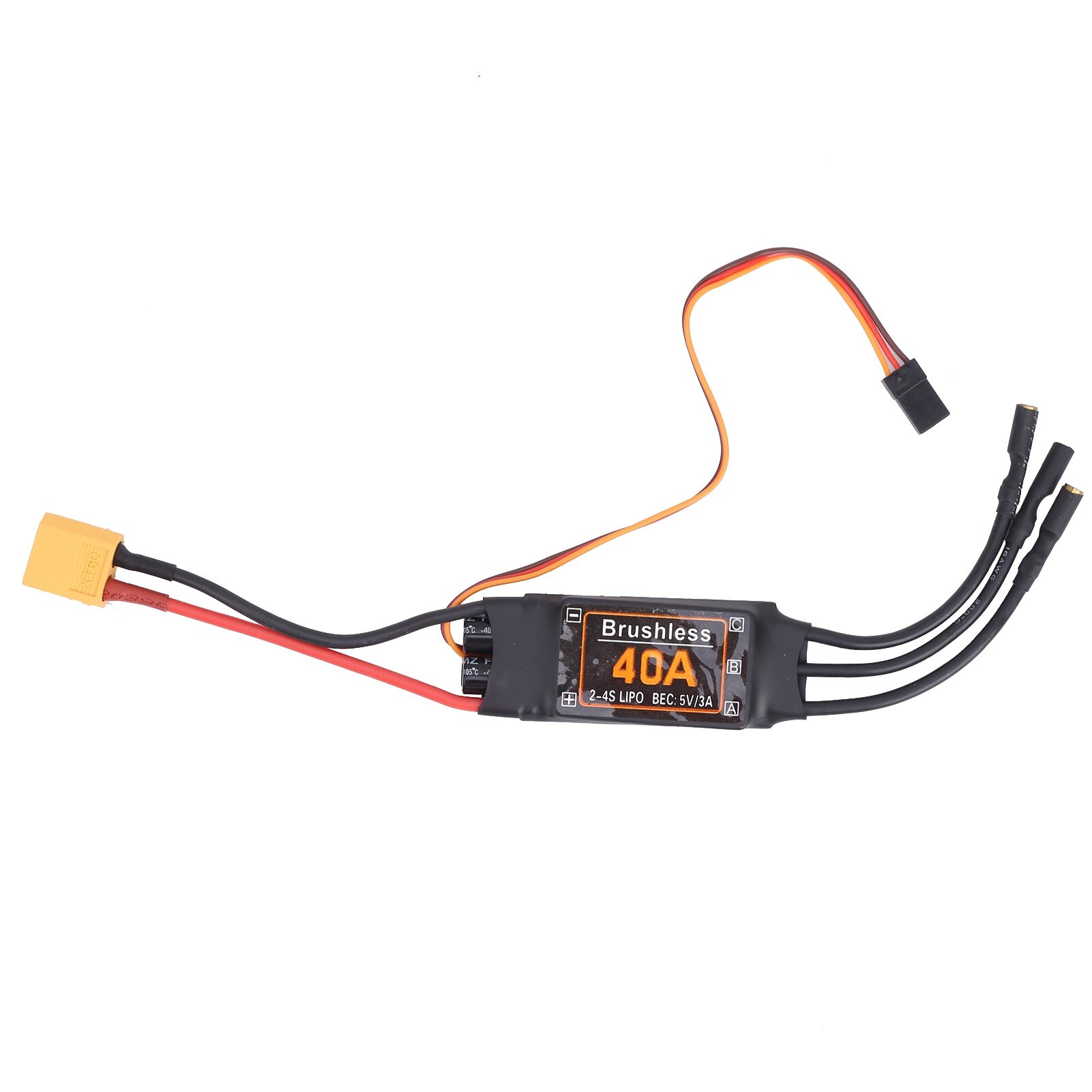 40a бесщеточный контроллер скорости ESC 5V/3A BEC Выход для самолетов RC Drone Accessy
