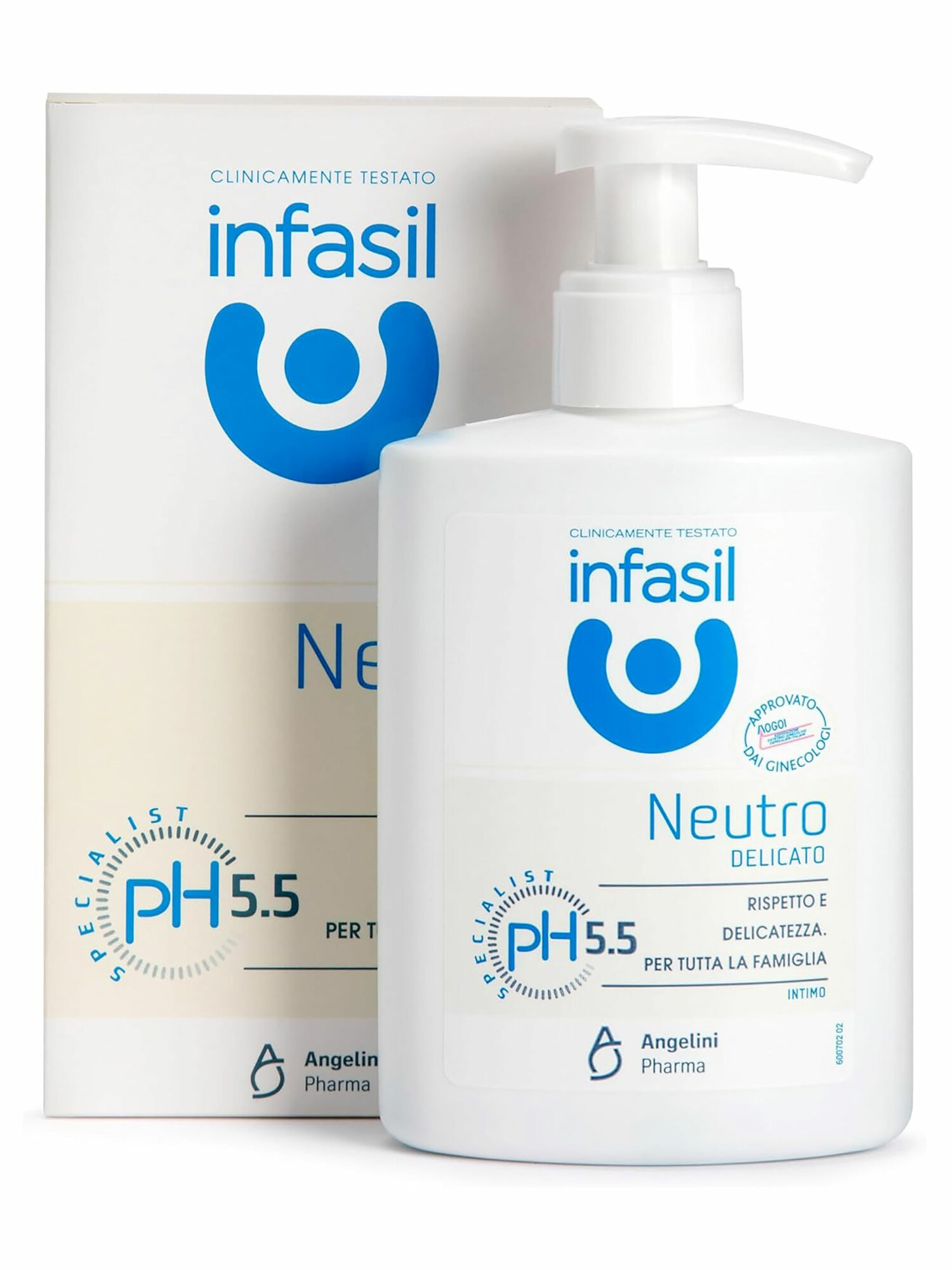 Средство для интимной гигиены Infasil Intimo Neutro Delicato pH 5.5, 200 мл