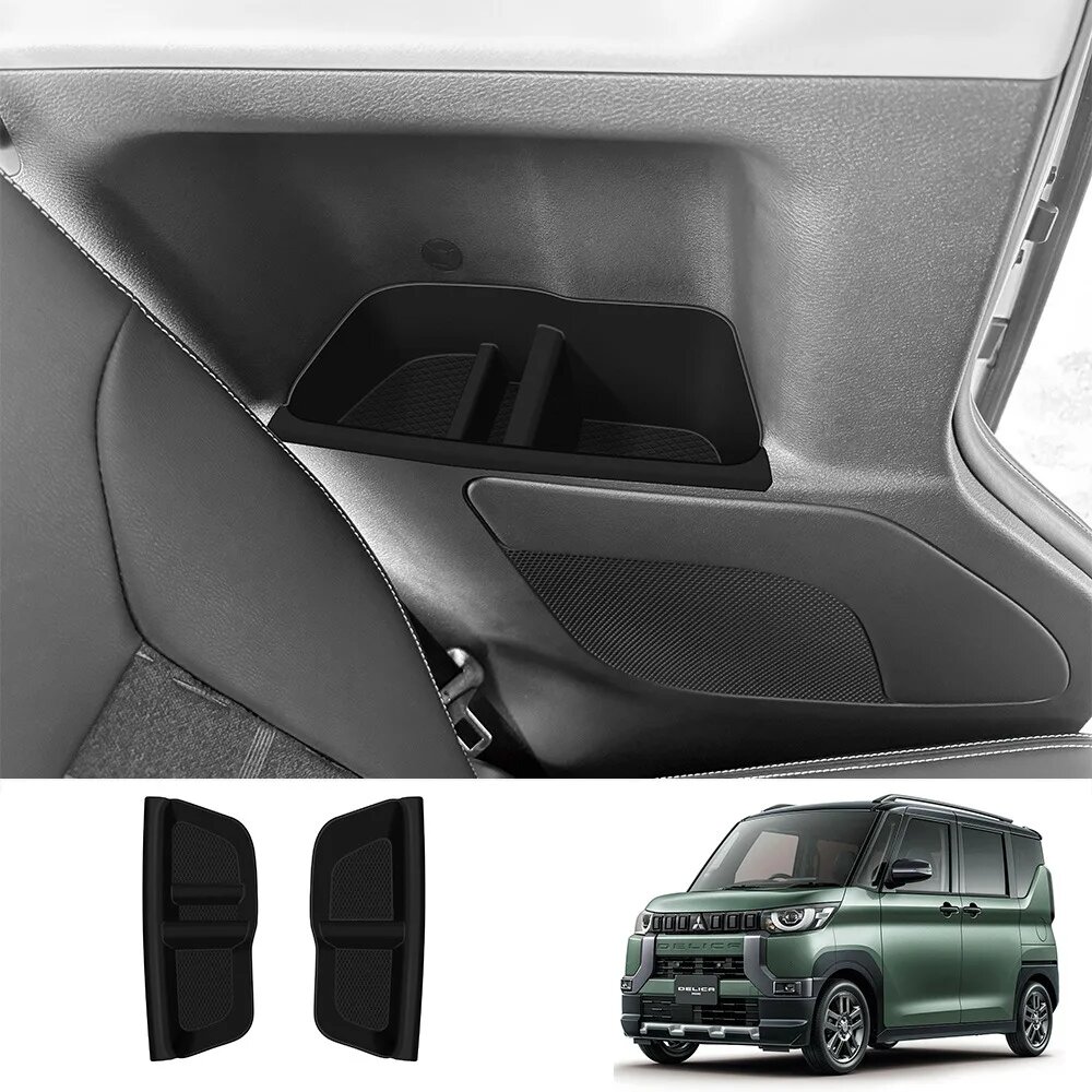 RHD для Mitsubishi Delica MINI 2023 2024 2025, силиконовый держатель для чашки с третьим стоком, аксессуары для интерьера
