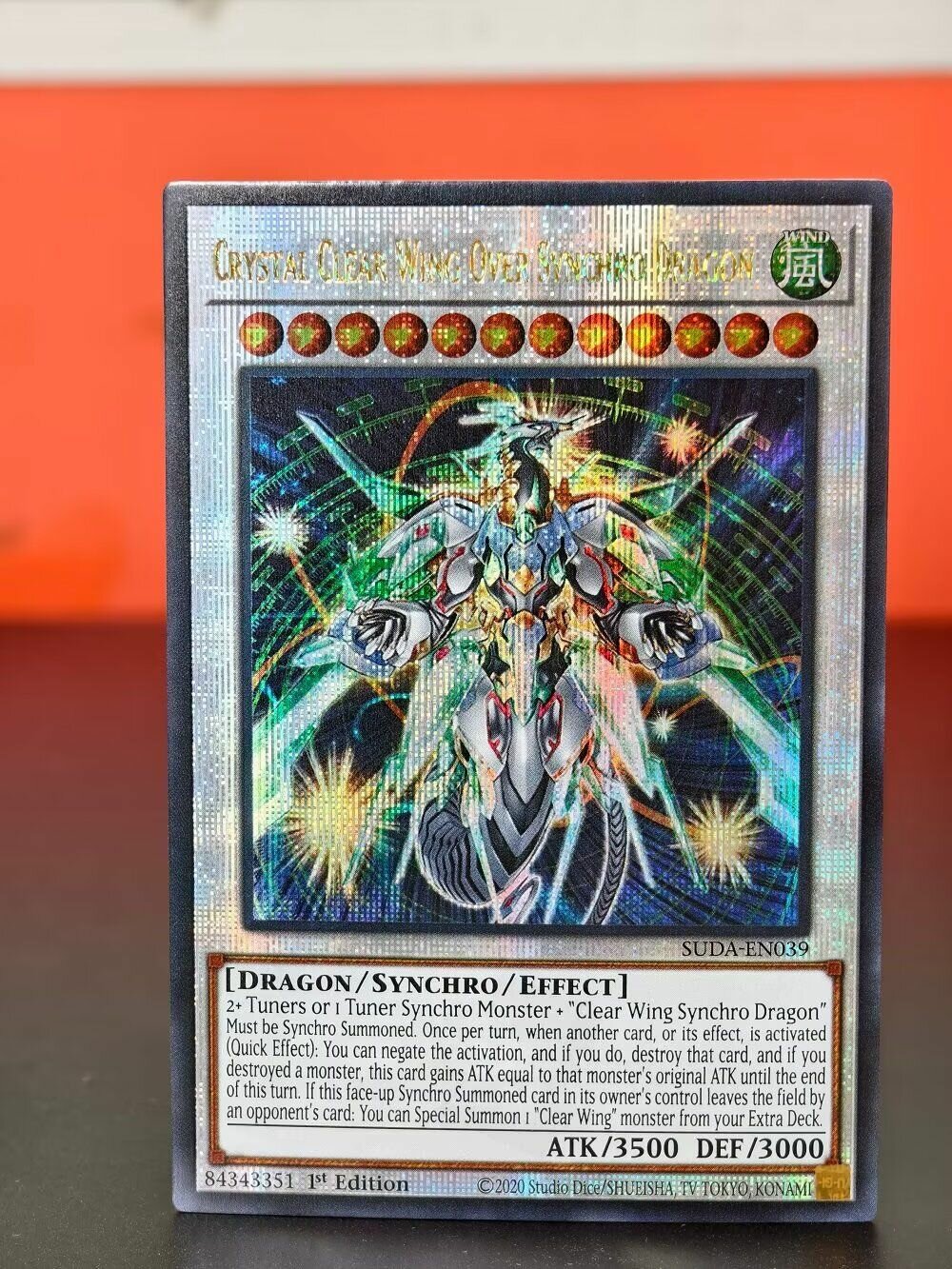 Игровая карта Yu-Gi-Oh! с бесплатным прозрачным протектором для коллекции и дуэлей