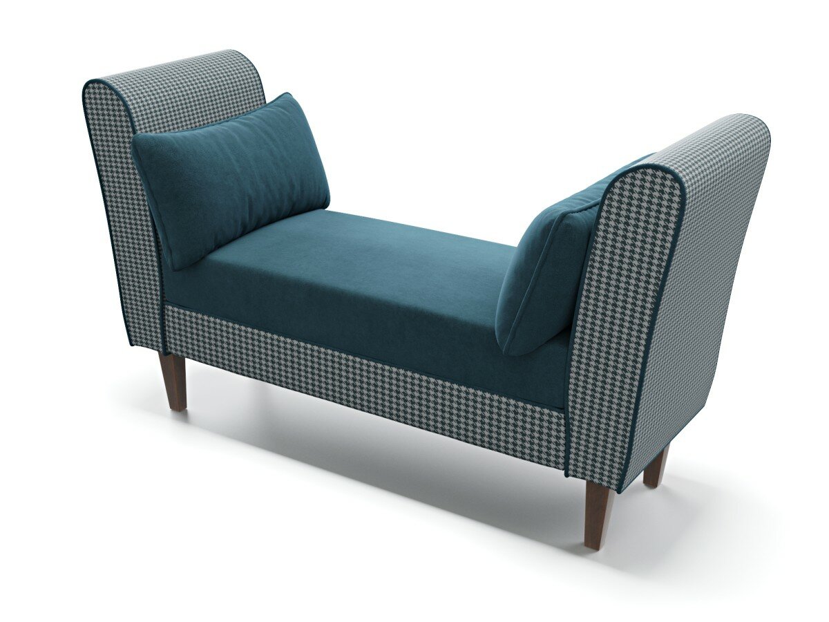 Скамья банкетка Soft Element Зельт 1 с мягким сидением, в прихожую, в спальню, Aqva G, стиль современная классика