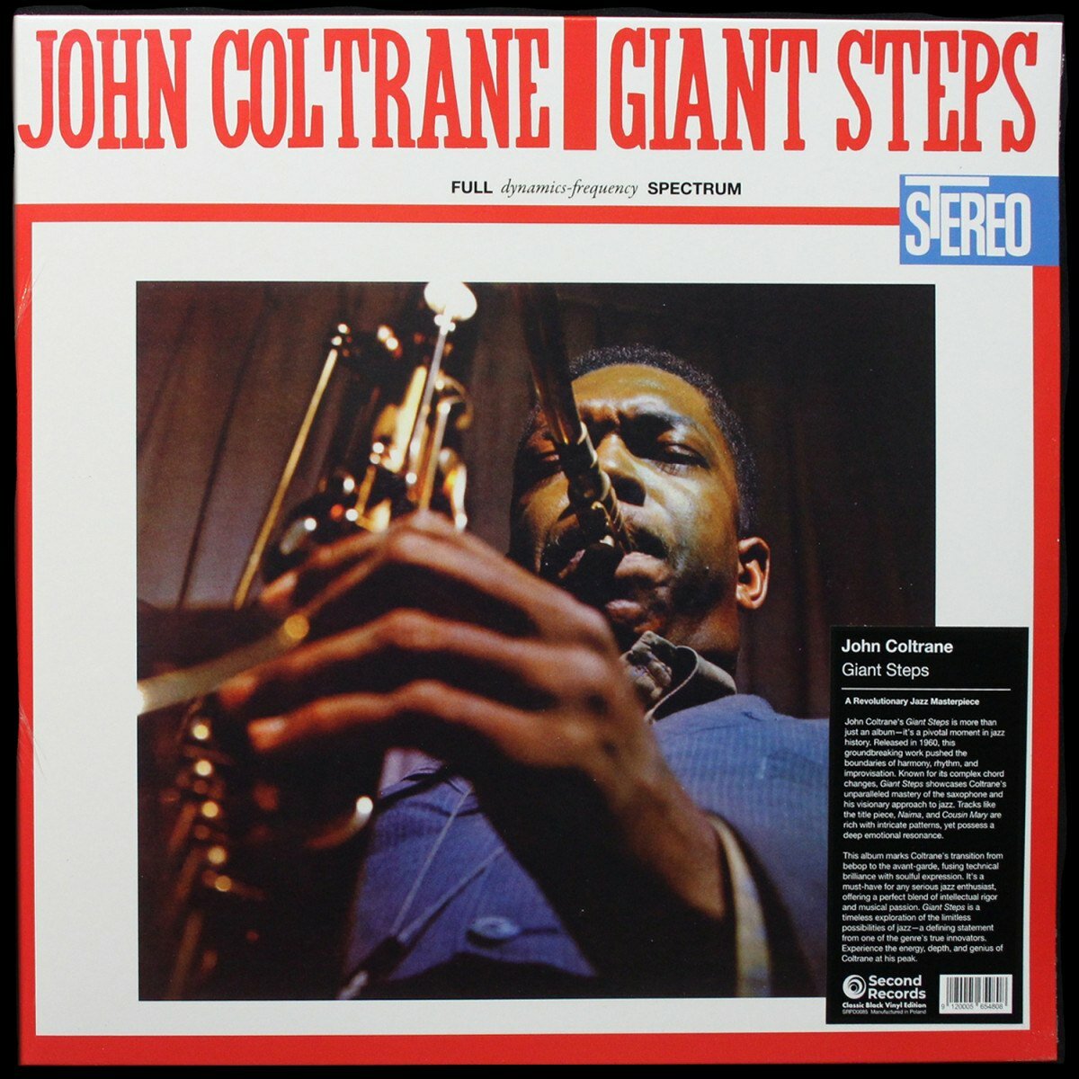 Виниловая пластинка Second Records John Coltrane – Giant Steps