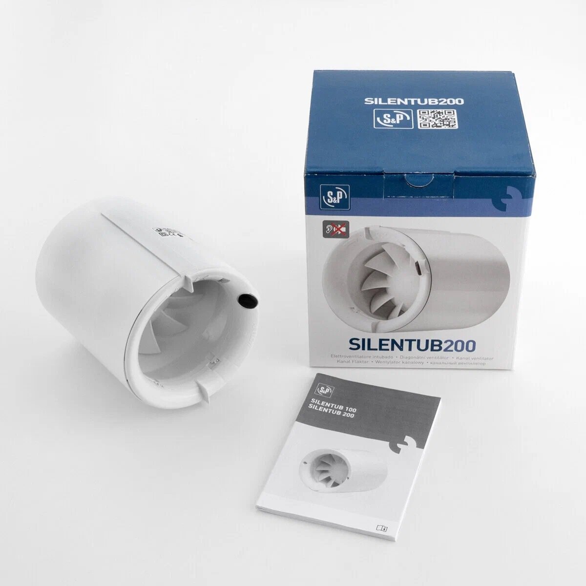 Канальный вентилятор Soler & Palau Silentub-200 белый 120 мм