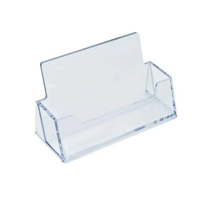 Стойка для Визитных Карт - Прозрачный Пластик, Удобное Размещение, Долговечность, Подходит для Офисного Использования