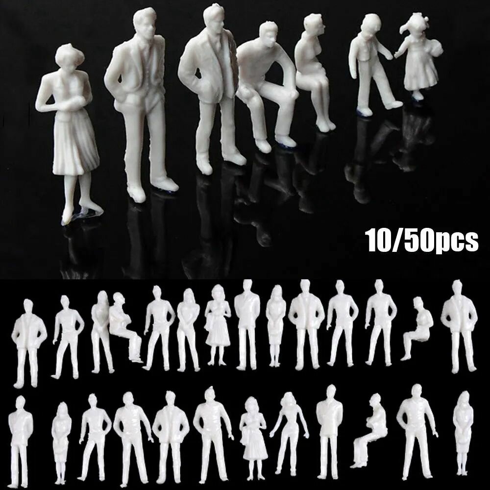 Белая модель фигурки людей
