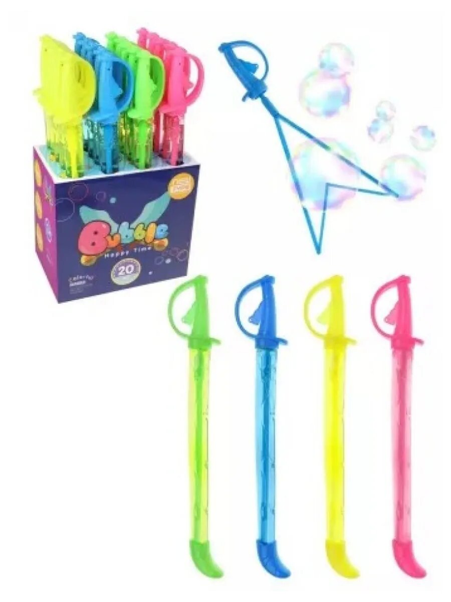 Мыл. пуз. Сабли, 47 см, 150 мл. в ассорт