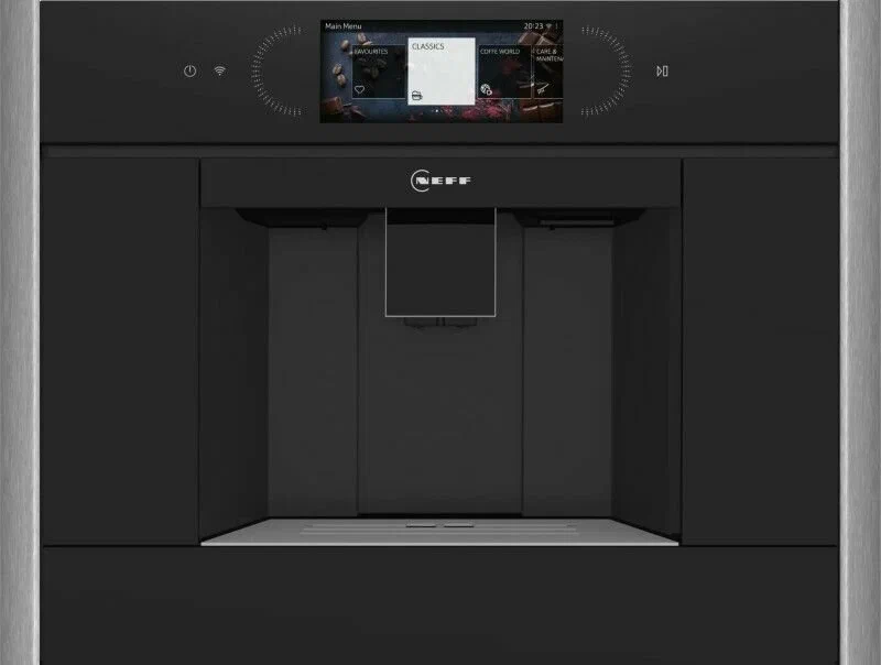 Встраиваемая кофемашина NEFF CL4TT11N0, черный/нержавеющая сталь