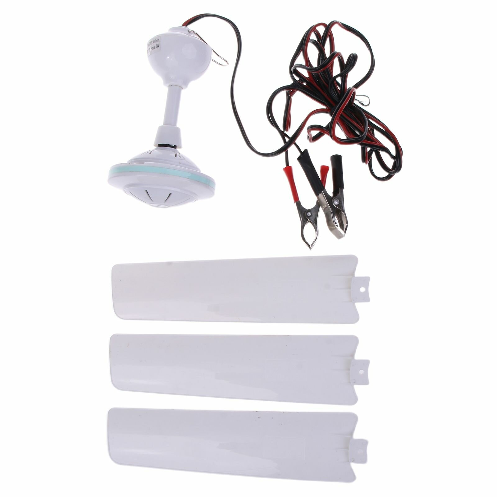 3-лопастной потолочный вентилятор DC12V для кемпинга спален и палаток