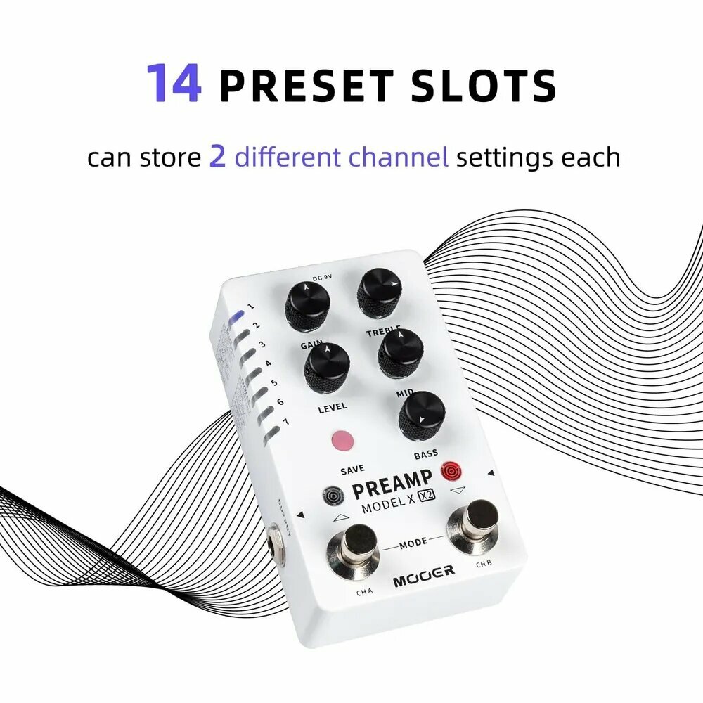 Педаль эффектов MOOER Preamp Model X2 — фото 1