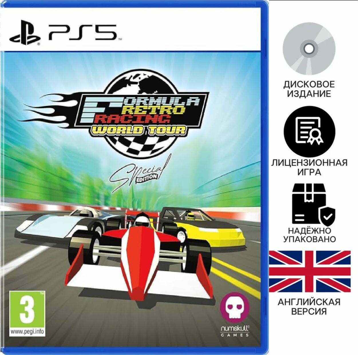 Игра Formula Retro Racing World Tour (английская версия) PS5
