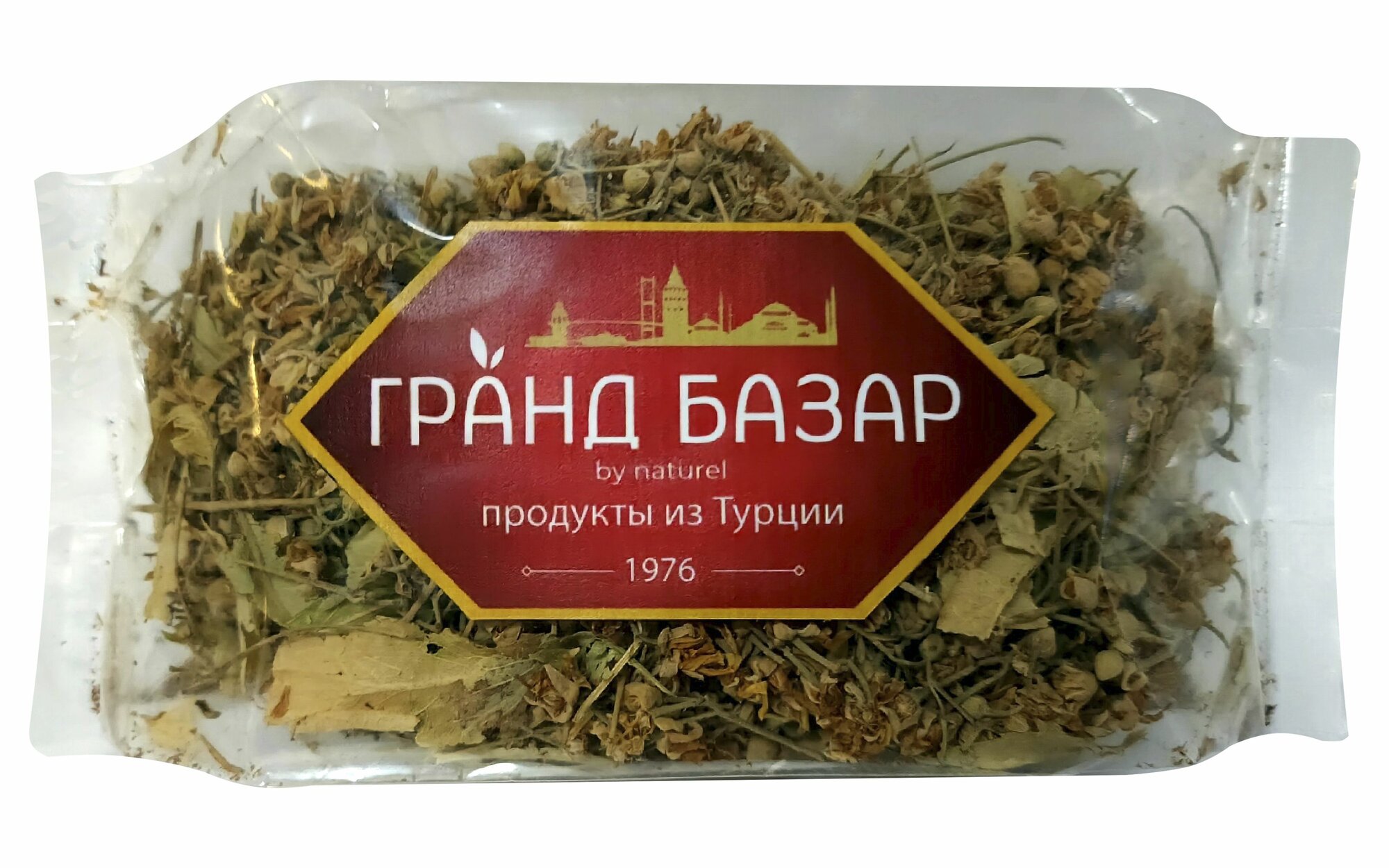 Цветы липы натуральные сушеные (липовый фито чай), "Гранд Базар by Naturel", Kurutulmus Ihlamur Cicekleri, 100гр.