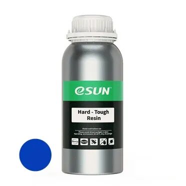 Фотополимерная смола ESUN Hard and Tough Resin for LCD, 1 кг, голубая HARDTOUGHRESIN-U