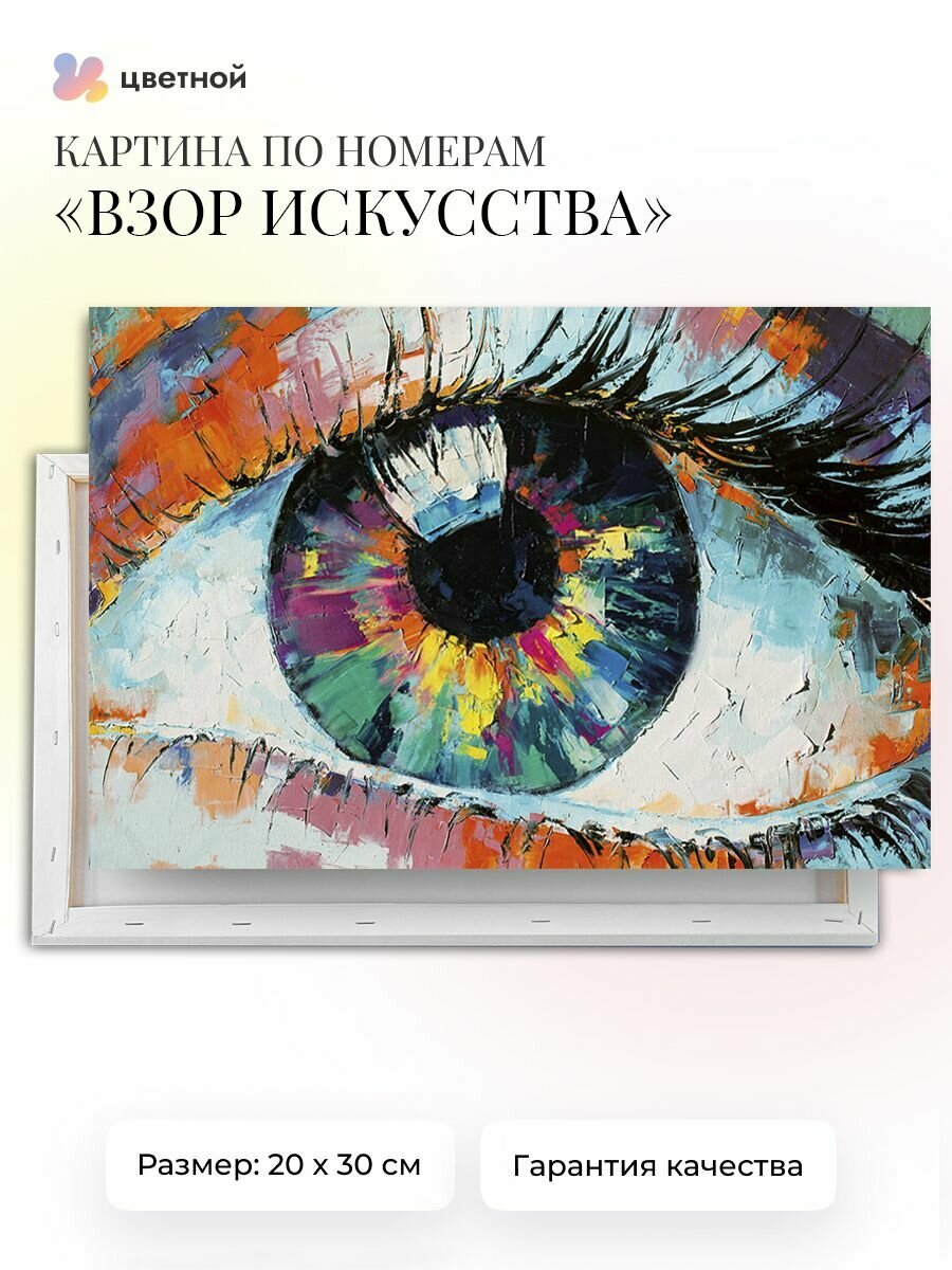 Картина по номерам на подрамнике