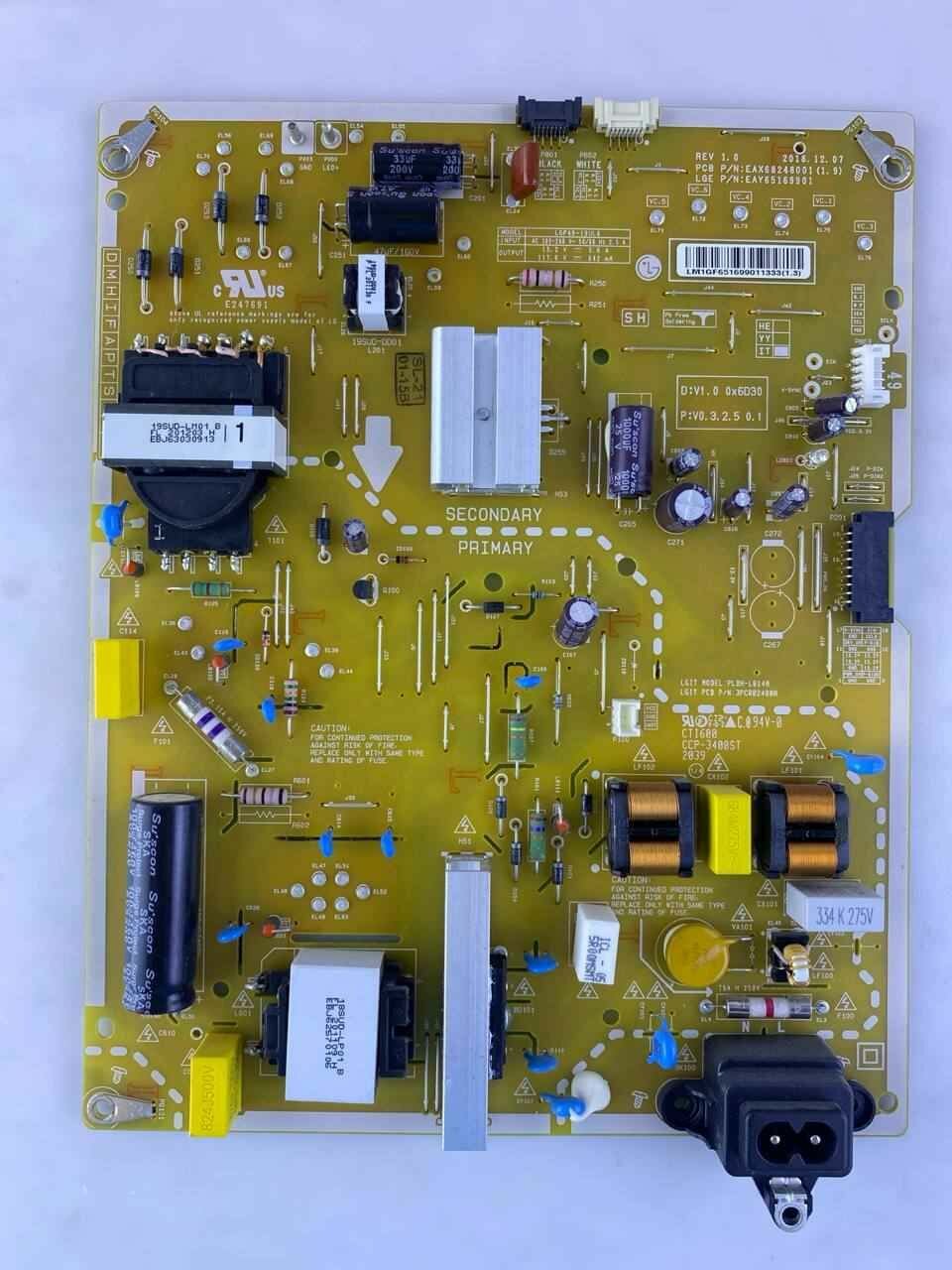 Блок питания PSU: EAX68248001(1.9) EAY65169901 REV1.0 для телевизора LG 49NAN0806NA