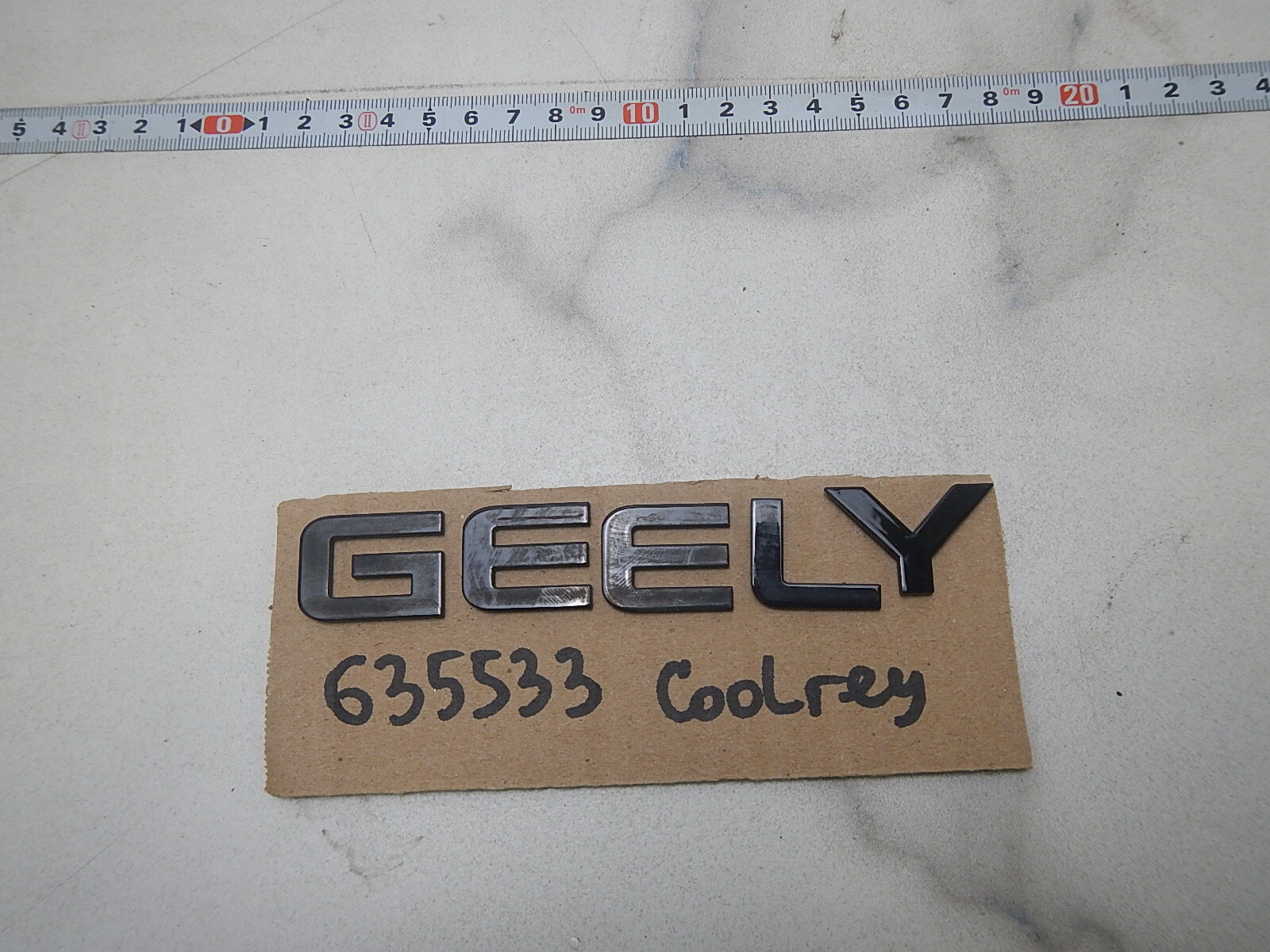 Б/У Эмблема на крышку багажника, Geely (Джили)-COOLRAY (20-) GEELY COOLRAY (20-) 23- Потертости. 635533 GEELY арт. 506205...