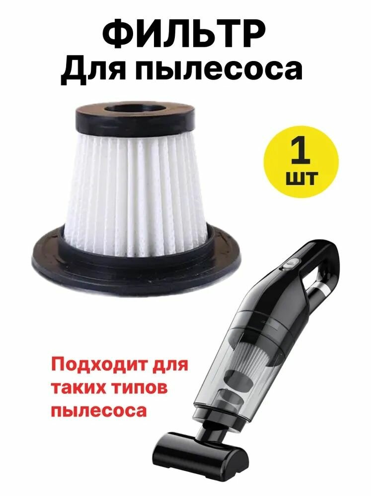 Фильтр для автомобильного пылесоса: надежная защита и эффективная очистка 1 упаковка