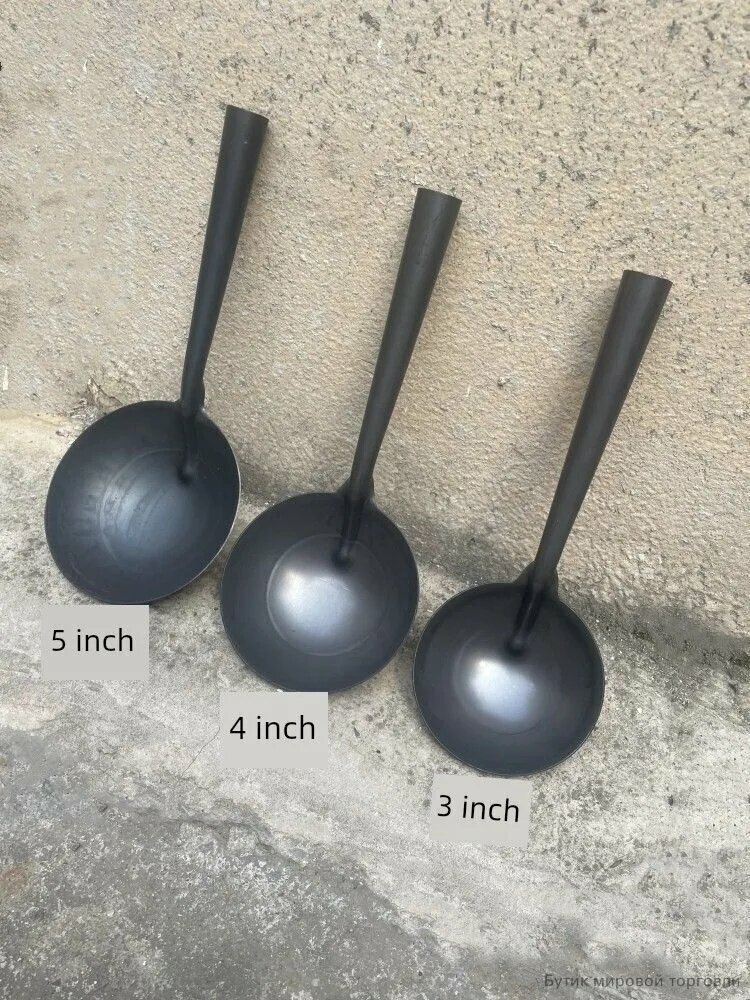 Ковш чугунный строительный большой (5 дюймов, особо прочный)