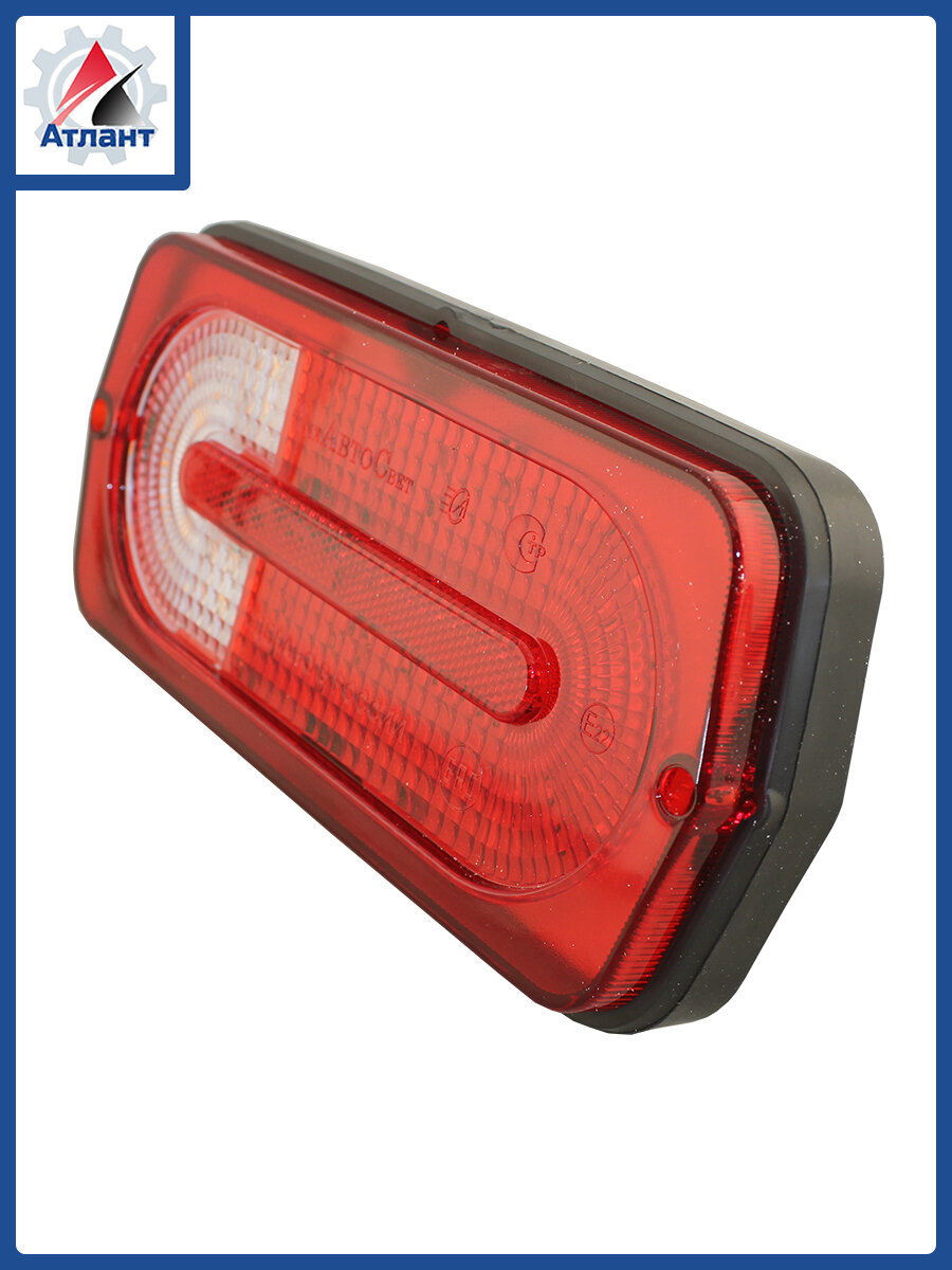 ТехАвтоСвет Фонарь задний 3716, 3741, 3303, 452 Буханка, 66 Шишига тюнинг (Гелик) светодиод арт. 132-501LED-GL