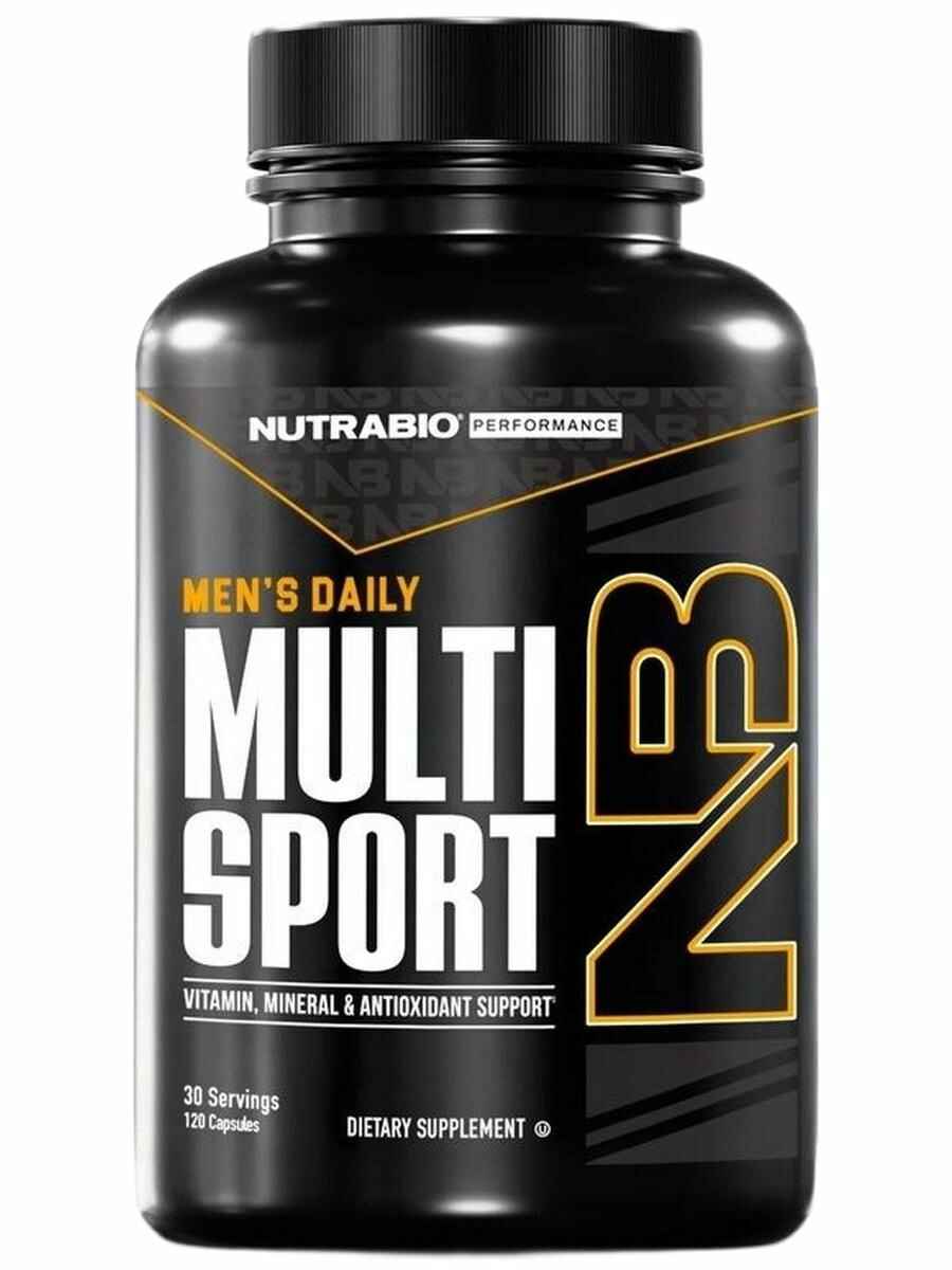 Мультивитаминный комплекс NutraBio Men's Daily, для мужчин, США, 120 капс.