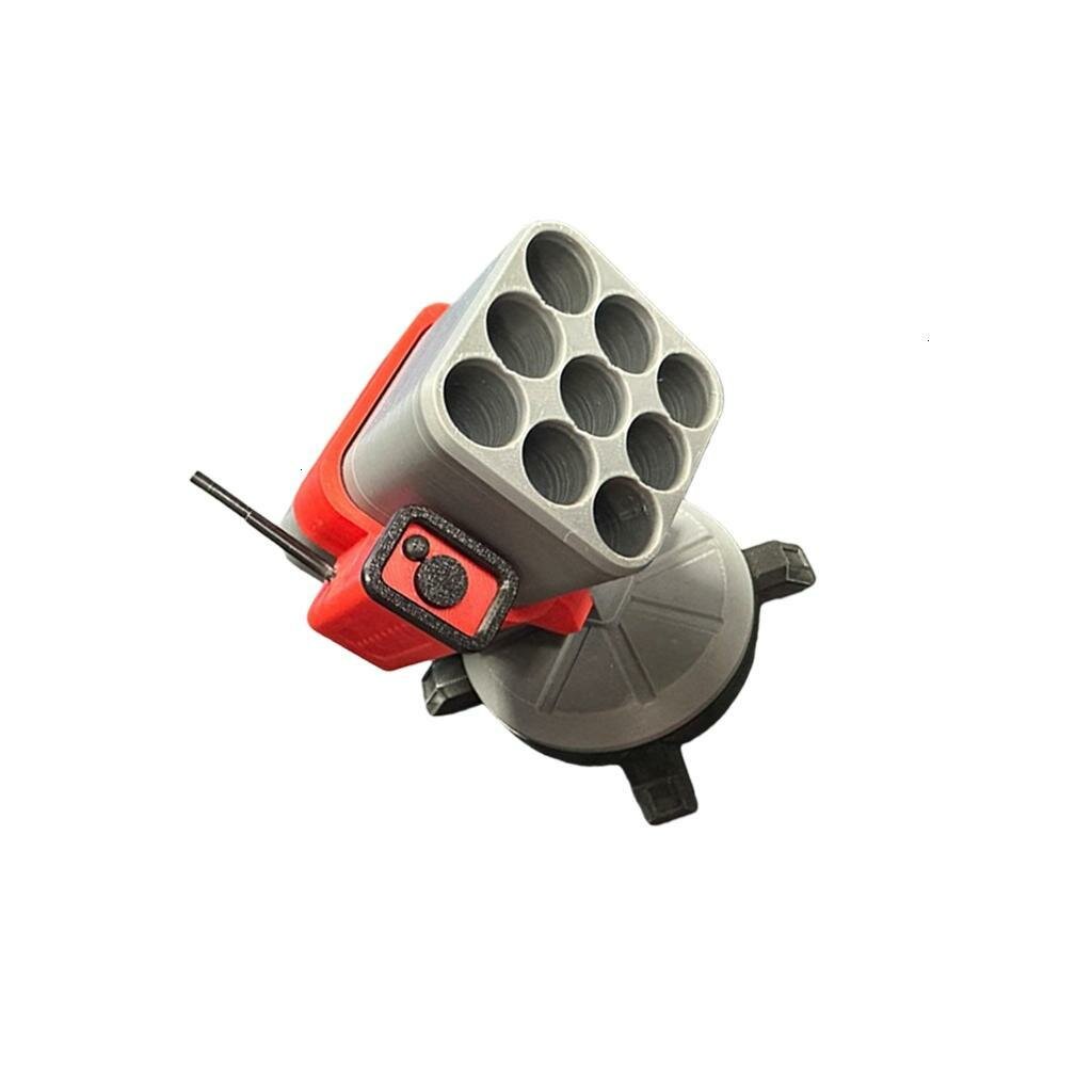 Держатель для ручек для 3D-печати-Rocket tower pen holder серый