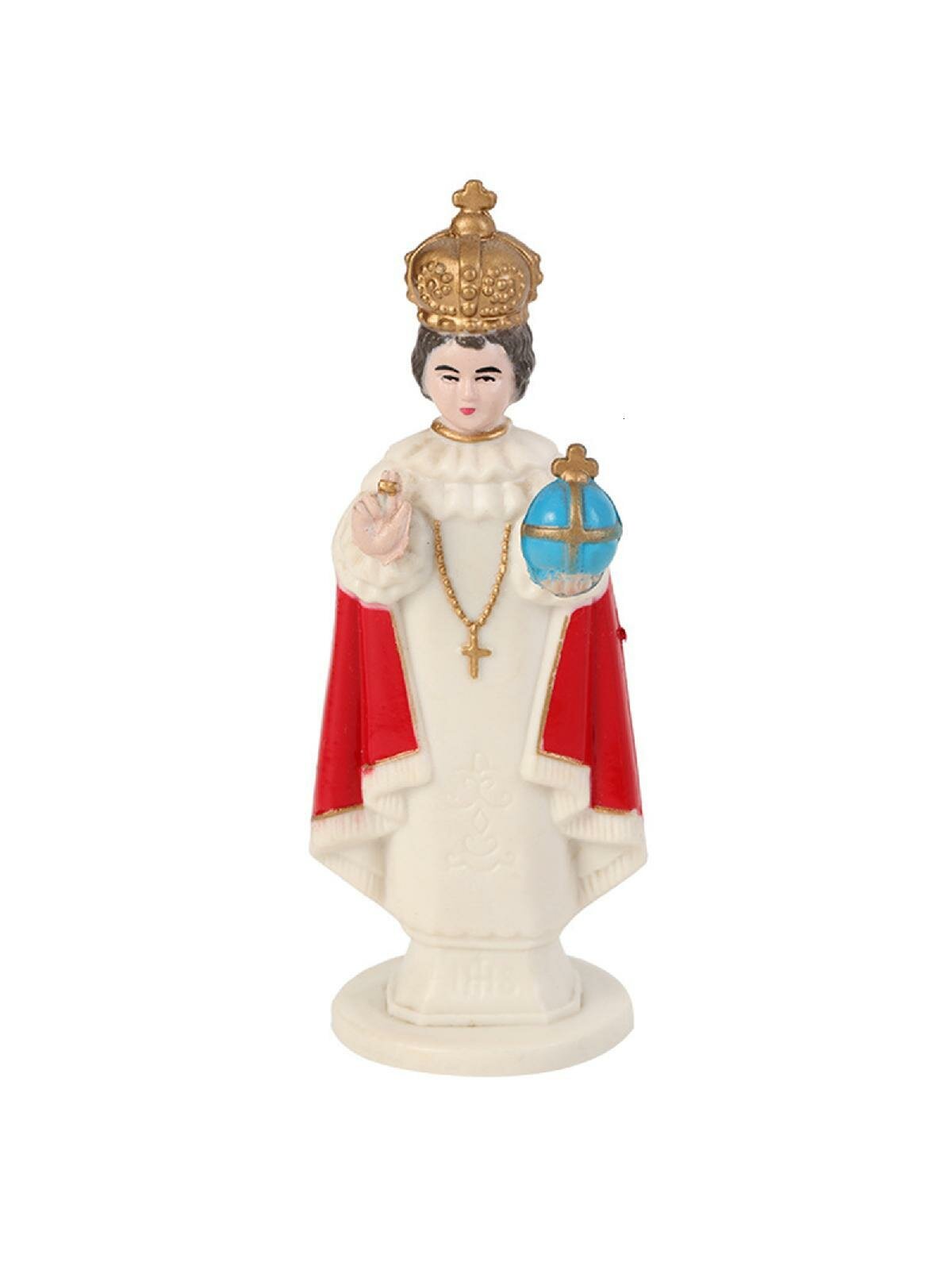 Скульптура с глобусом в руках, статуэтка западного персонажа, религиозный подарок