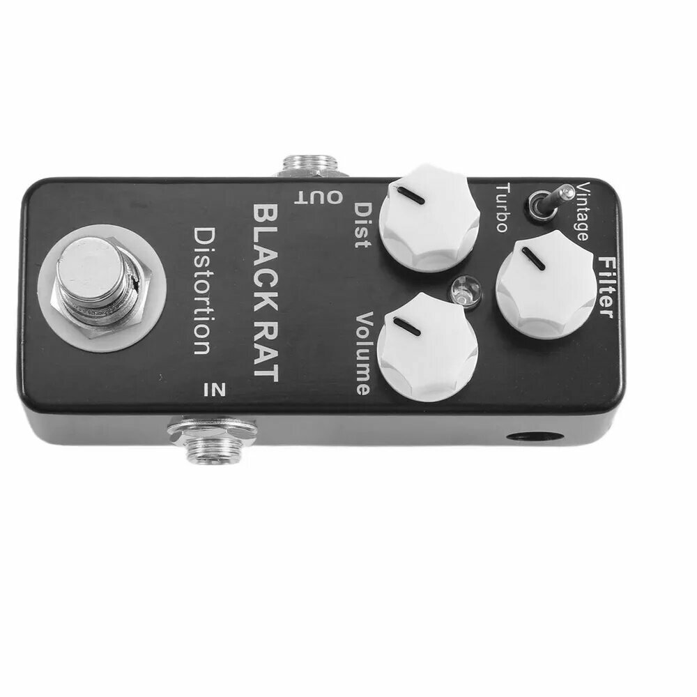 Гитарная педаль эффектов Mosky Black RAT Distortion Mini