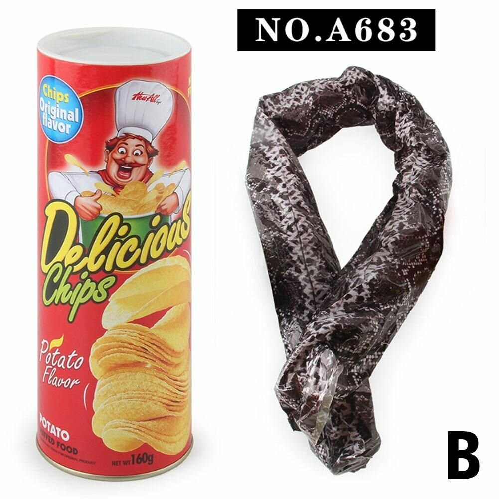 Картофельные чипсы, прыгающие змеи, хитрые игрушки, реквизит для пародии на День дурака