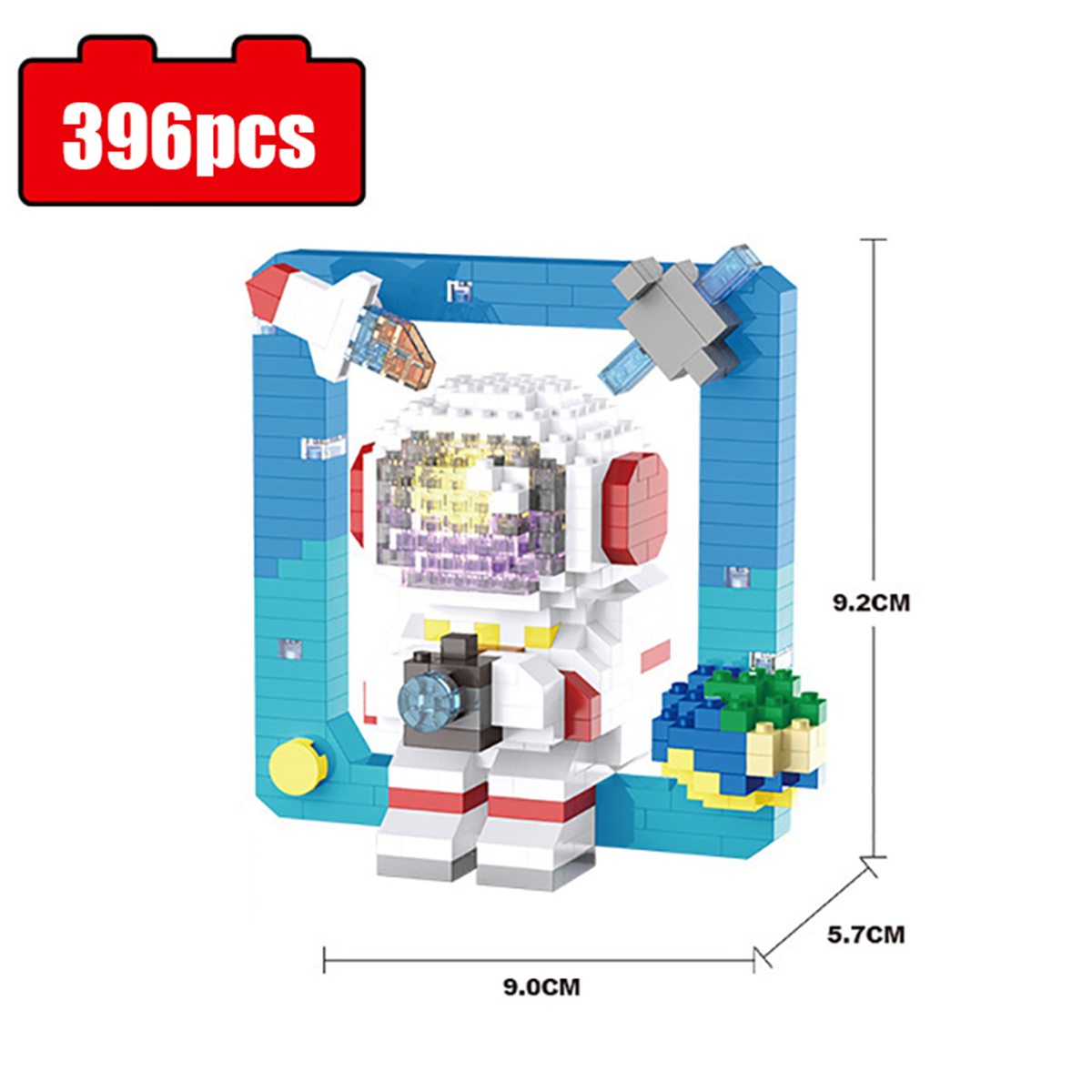 Мини строительные блоки для питомцев Конструкторные кирпичики Микро мини-блоки 3D-пазл Набор строительных блоков Игрушки Подарки для детей или взрослых (Лиса Розовая 535 шт.)