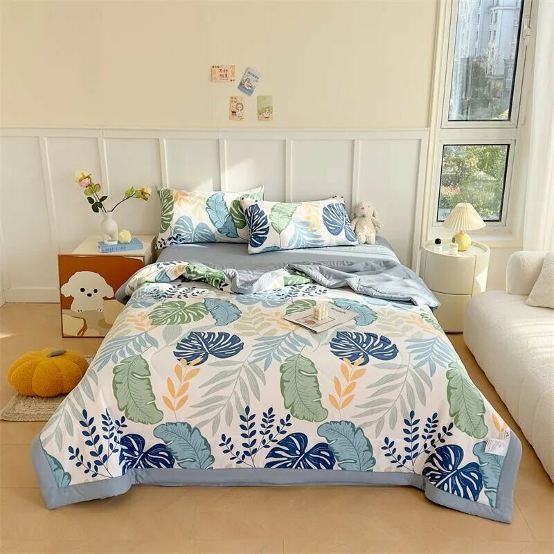 IKEA Одеяло Двуспальный 180x200 см, Летнее, с наполнителем Вата, комплект из 1 шт