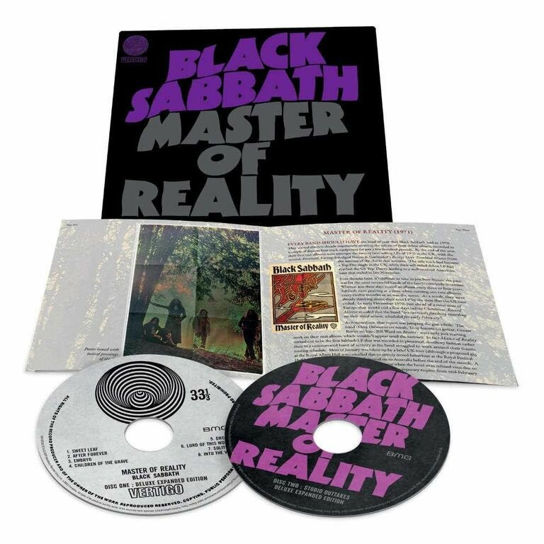 Фирменное издание Black Sabbath - Master of Reality 2-CD Deluxe Edition
