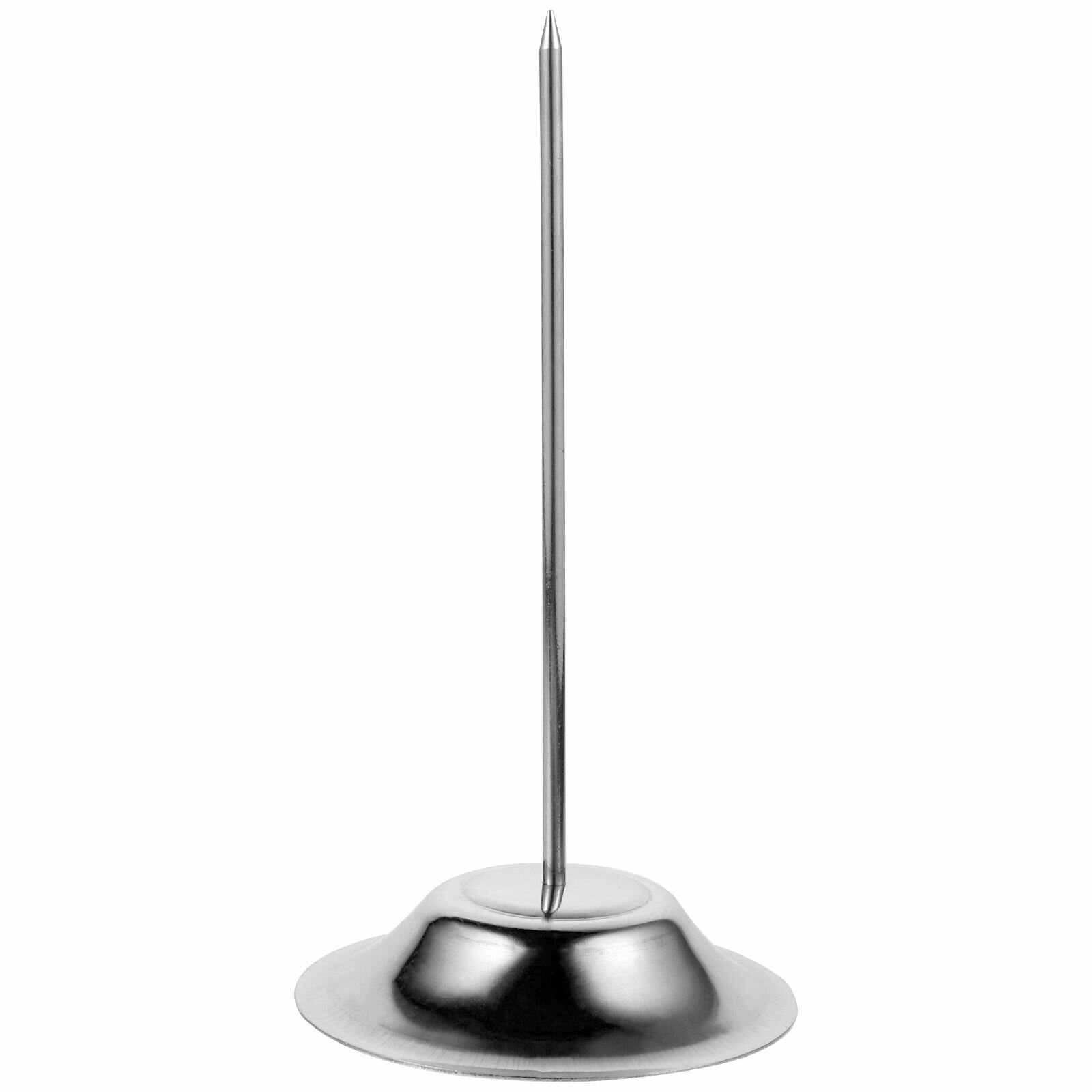 Крепеж Для Чеков Из Нержавеющей Стали Серебряный Цвет Трубчатая Основа И Шпиндель 14.00X7.10X3.70 См Для Ресторана И Офиса 1 Шт