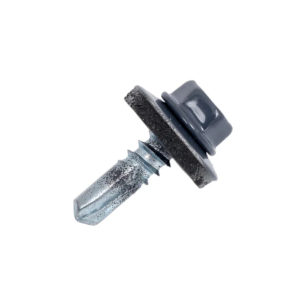 Саморез кровельный по металлу ЦММ премиум 5.5х19, RAL 7024, 250 шт 0Т-00012401, стальной